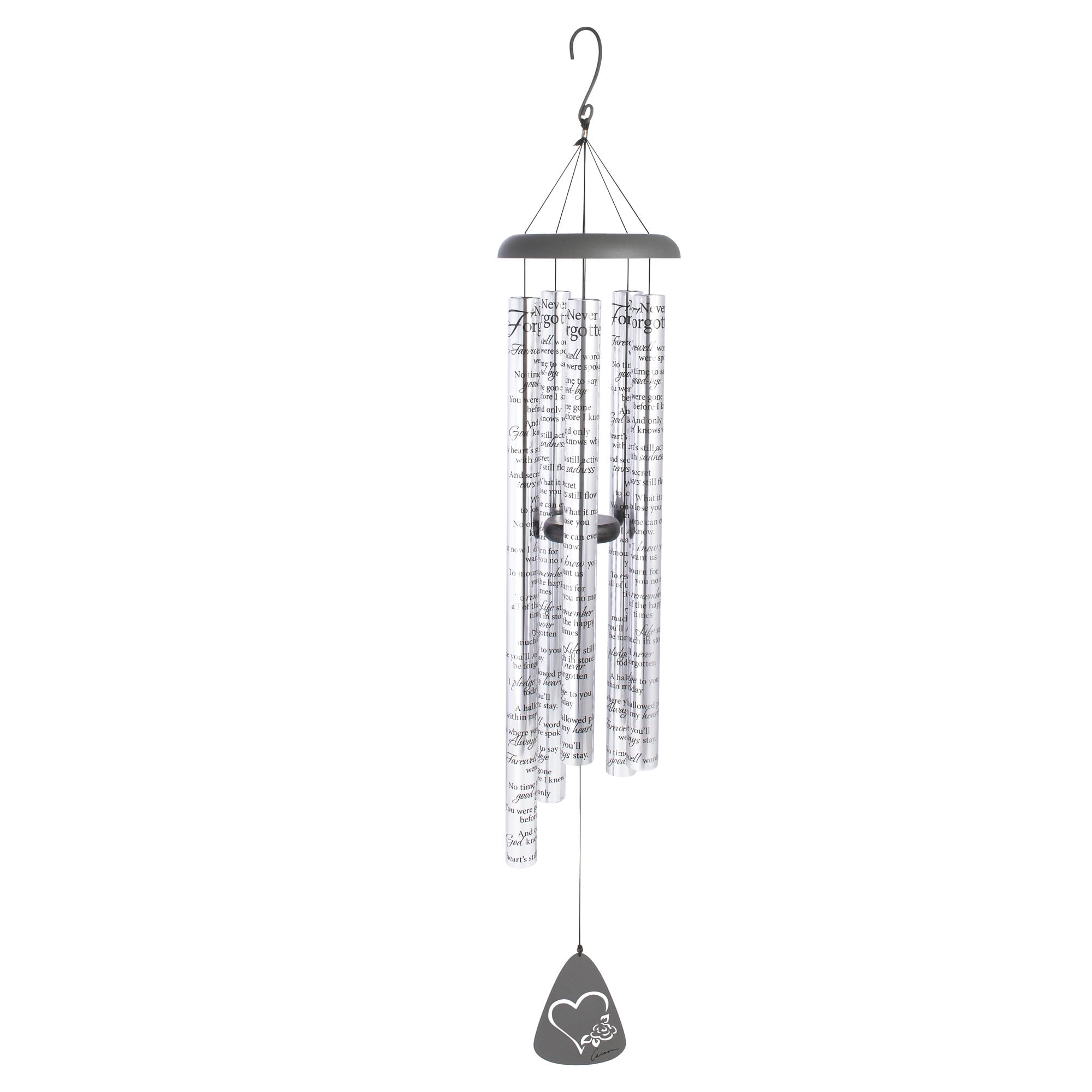 Carson Home Accents 55 Inch Never Be Forgotten Sonnet Outdoor Metal ...