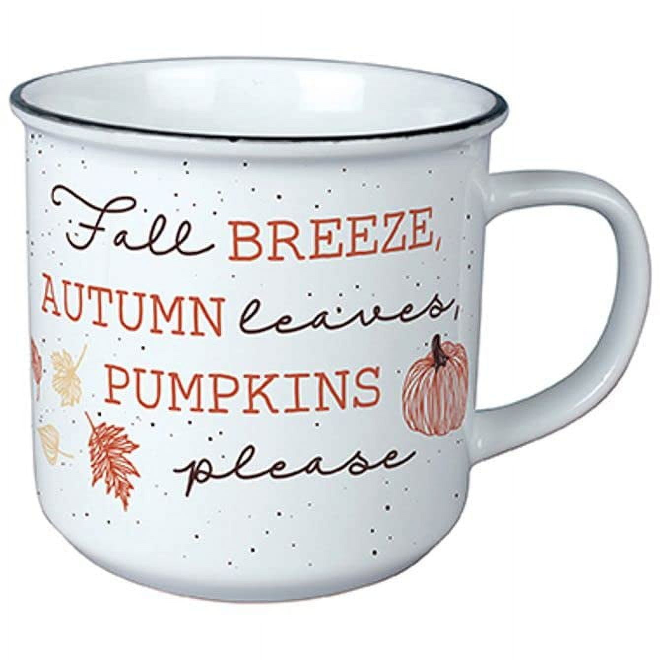 Carson Home Fall Breeze Vintage Mug, 3.75-inch Length, 13 oz (70515 ...