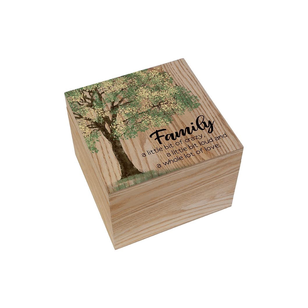 Carson Home Memory Box, 8-inch Height, Wood (Family) - Walmart.com