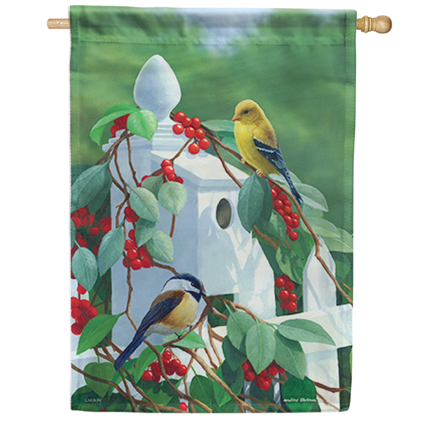 Carson House Flag - Late Summer Day, Double Sided 28 x 40 inch ...