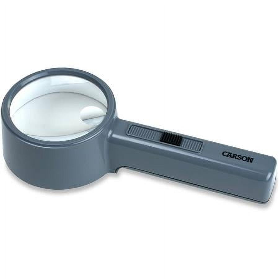 Carson MagniTop 2x90mm LED Lighted Table-Top Magnifier with 4x Spot ...