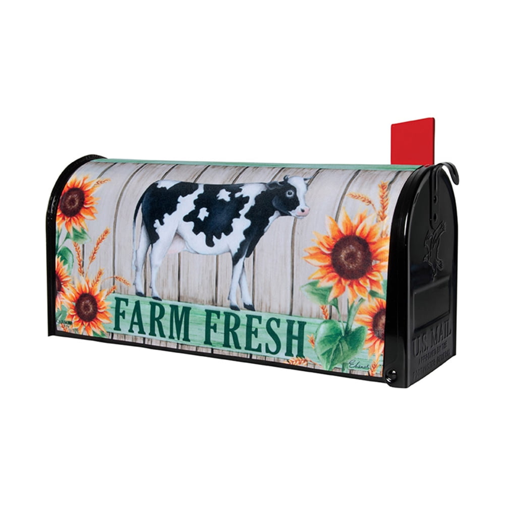Carson Mailbox Cover - Farm Fresh Cow - Walmart Business Supplies