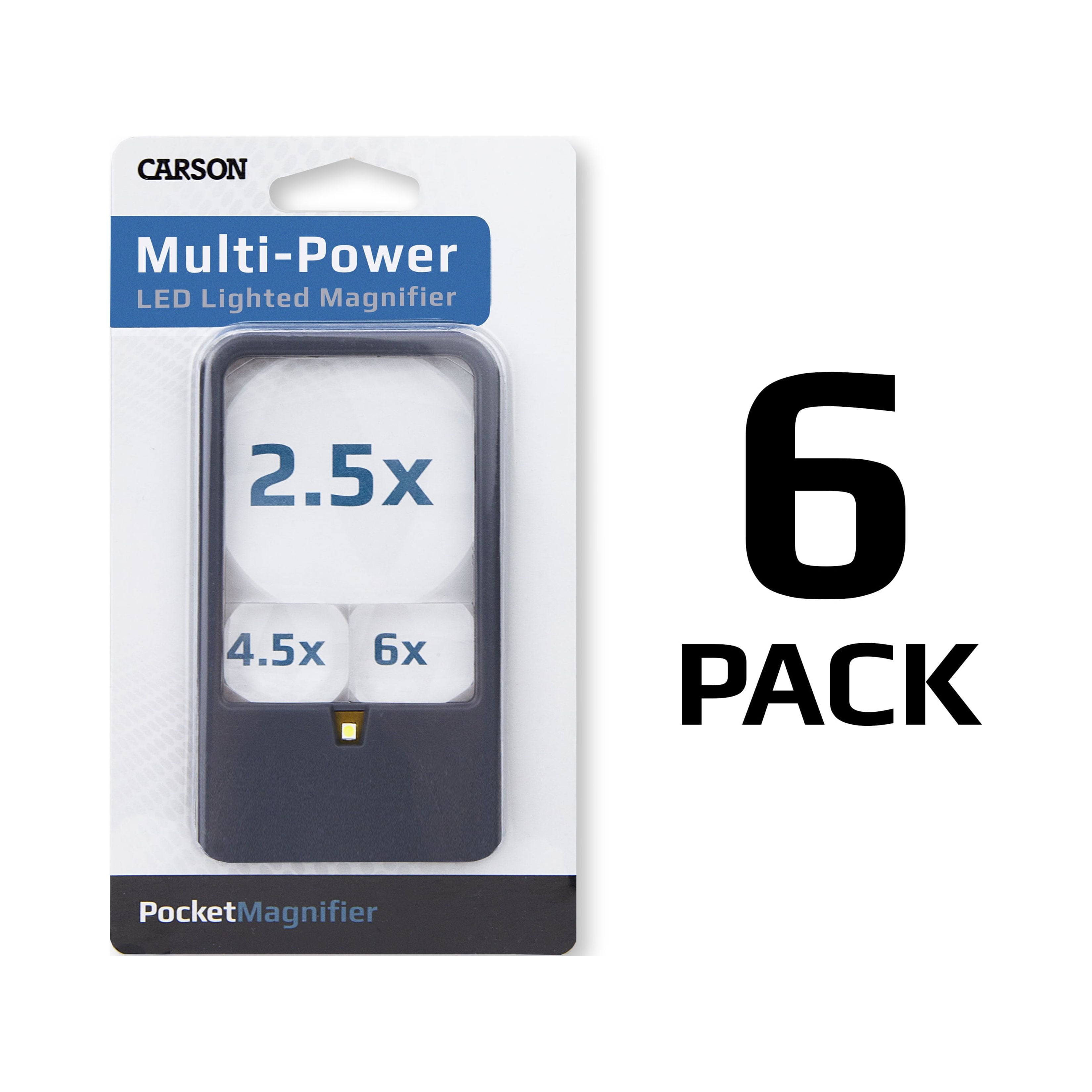 Carson Multi-Power Led Lighted Magnifiers for Reading and Inspection ...