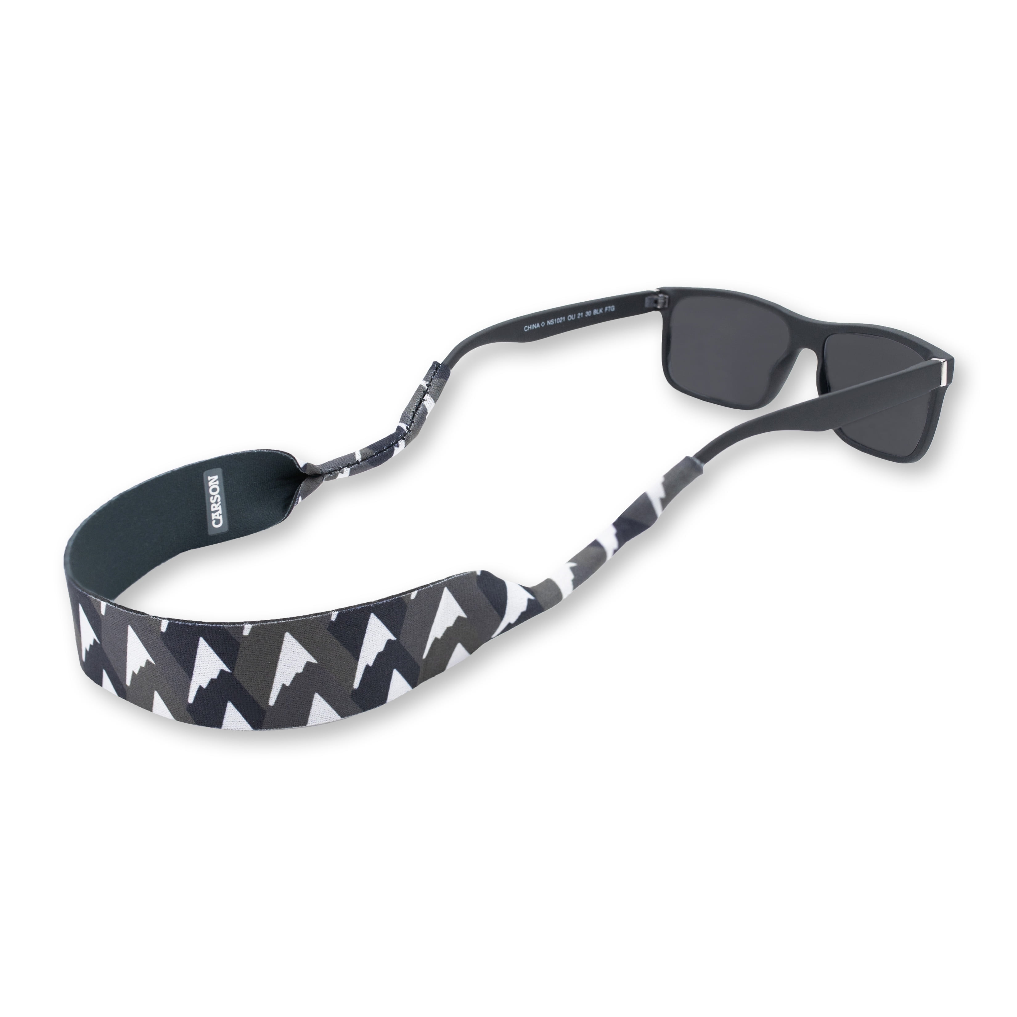 Carson Neoprene Eyewear Retainer- Tundra Gray Comfortable Glasses ...