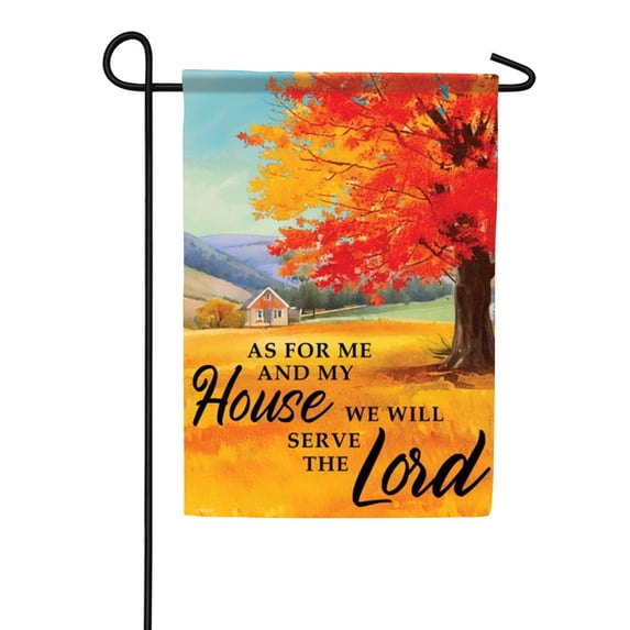 Carson Serve The Lord Garden Flag, 12.5 x 18 inch Double Sided ...