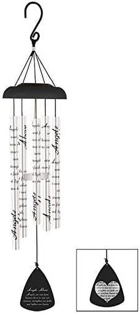 Carson Solar Sonnet 30" Angels Above Wind Chimes,Silver G - Walmart.com