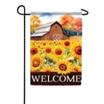 Carson Sunflower Field Welcome Garden Flag, 12.5 x 18 inch Double Sided ...