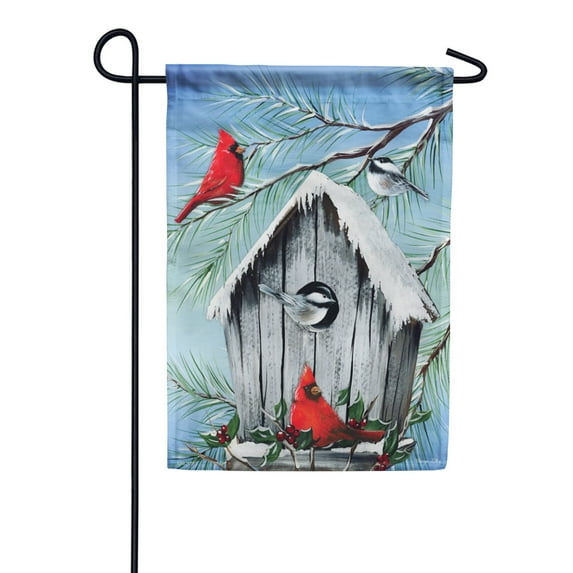 Carson Winter Song Garden Flag, 12.5 x 18 inch Double Sided, Christmas ...