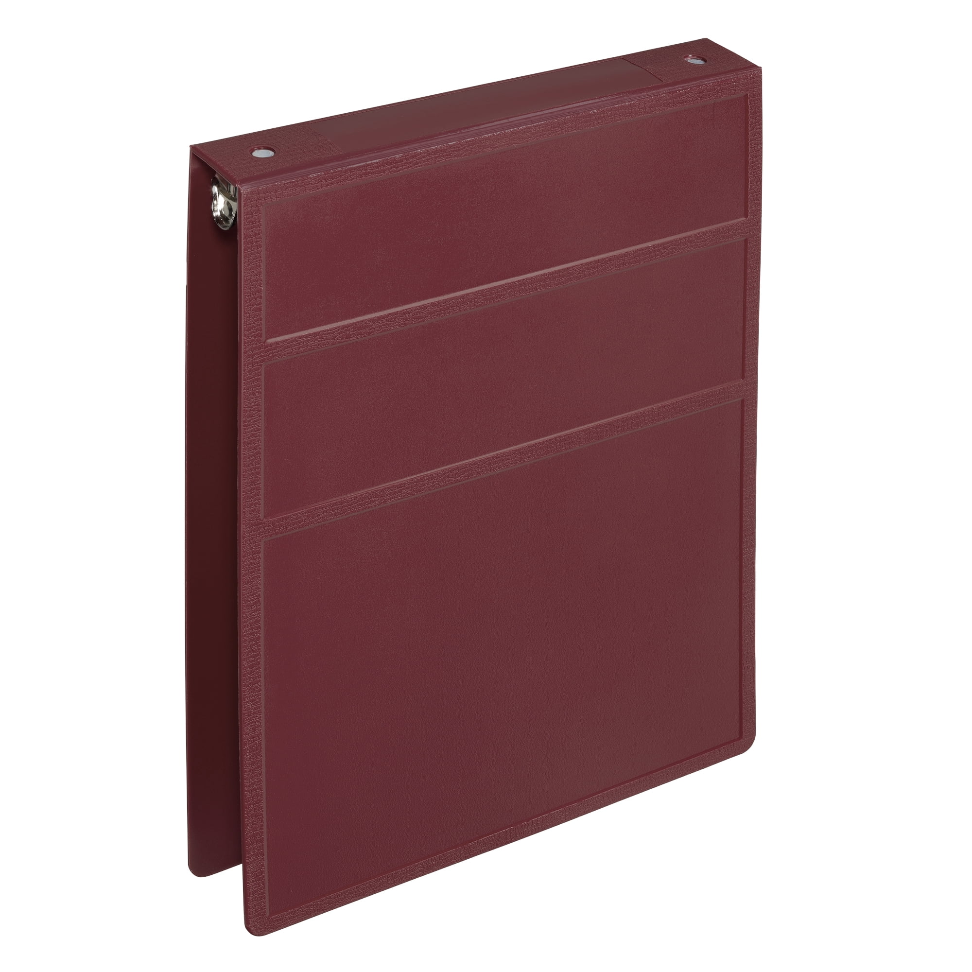 Carstens 1-Inch Heavy Duty 3-Ring Binder -Top Opening, Wine - Walmart.com