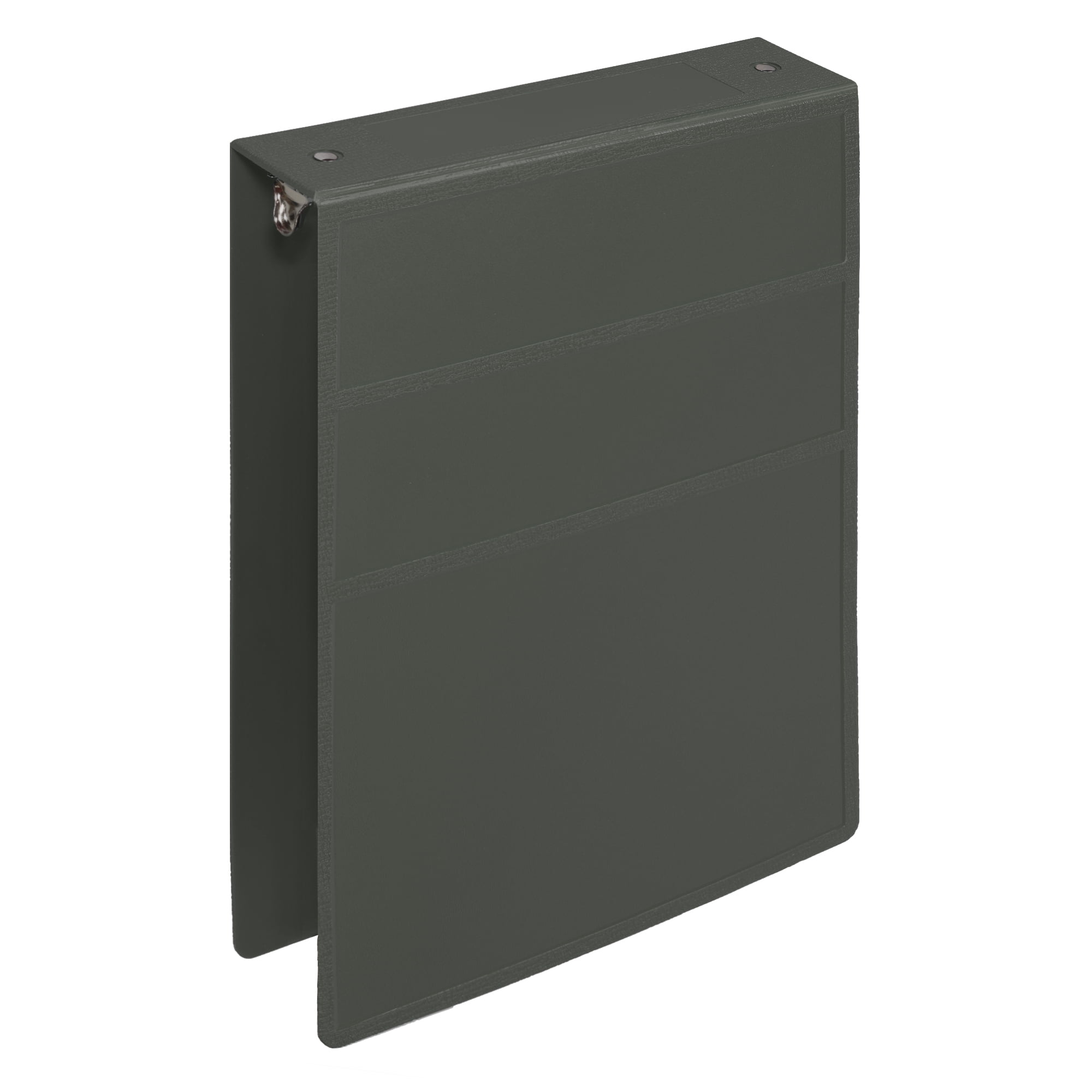 Carstens 2-Inch Heavy Duty 3-Ring Binder - Top Opening, Charcoal Gray ...
