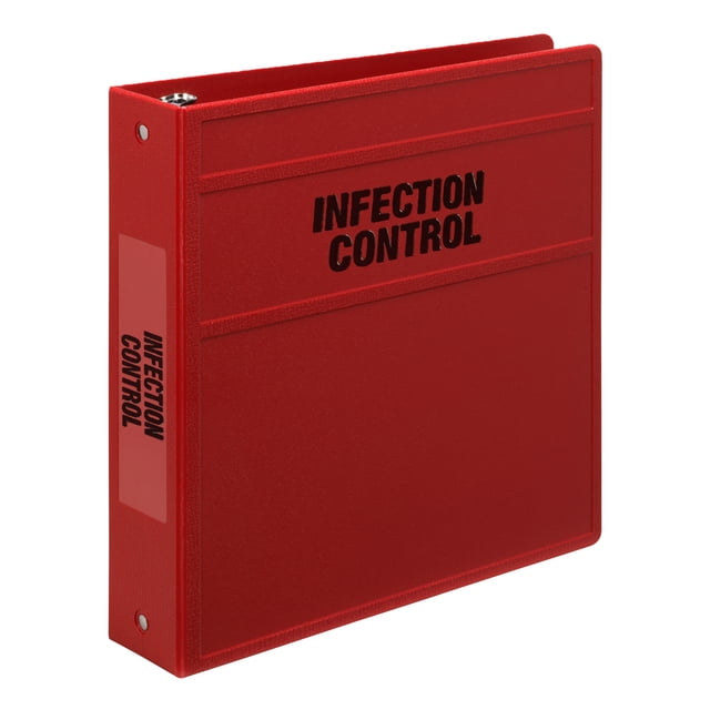 Carstens 2-Inch Heavy Duty 3-Ring Binder for Infection Control ...