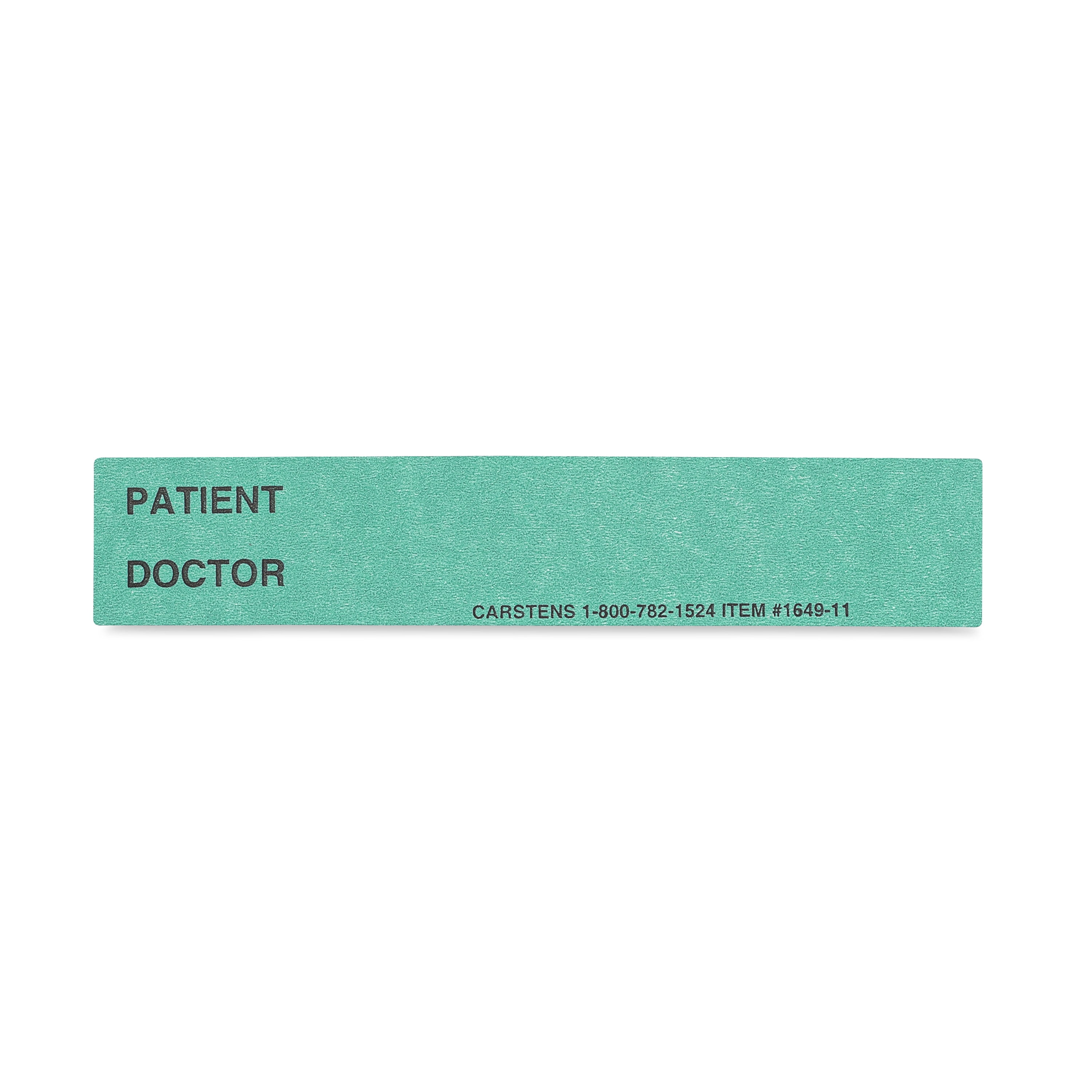 Carstens - Aqua Patient / Doctor Preprinted ID Cards for 1.5 – 4” Ring ...