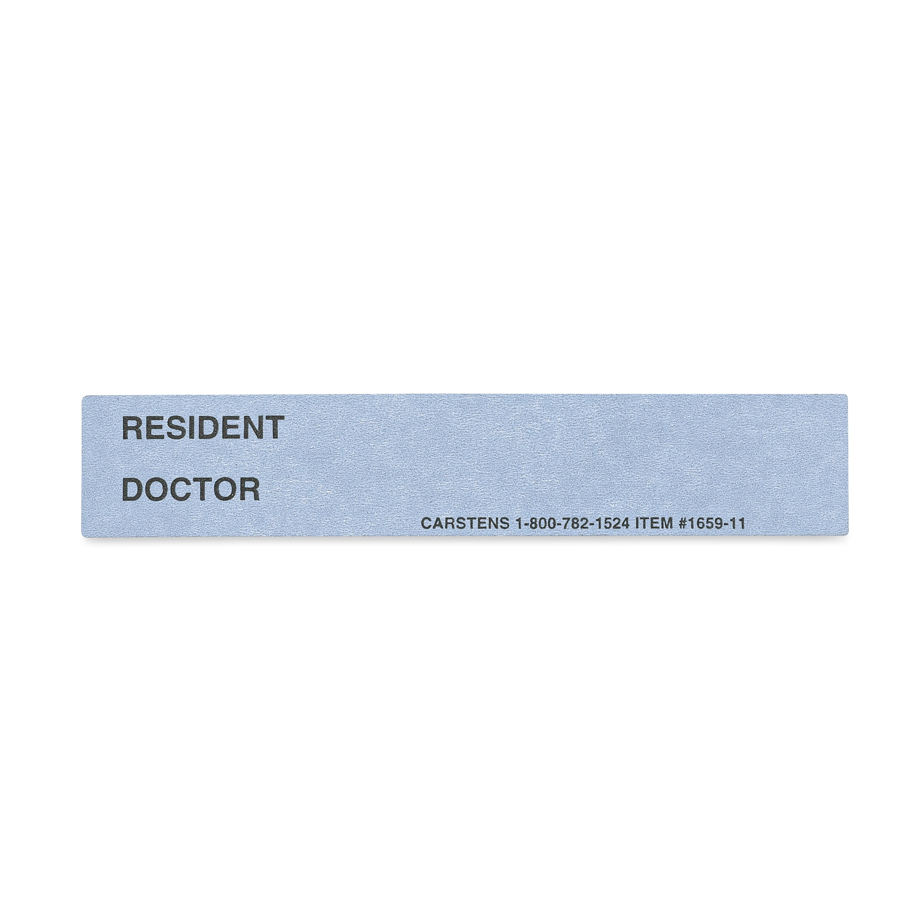 Carstens - Blue Resident / Doctor Preprinted ID Cards for 1.5 – 4” Ring ...