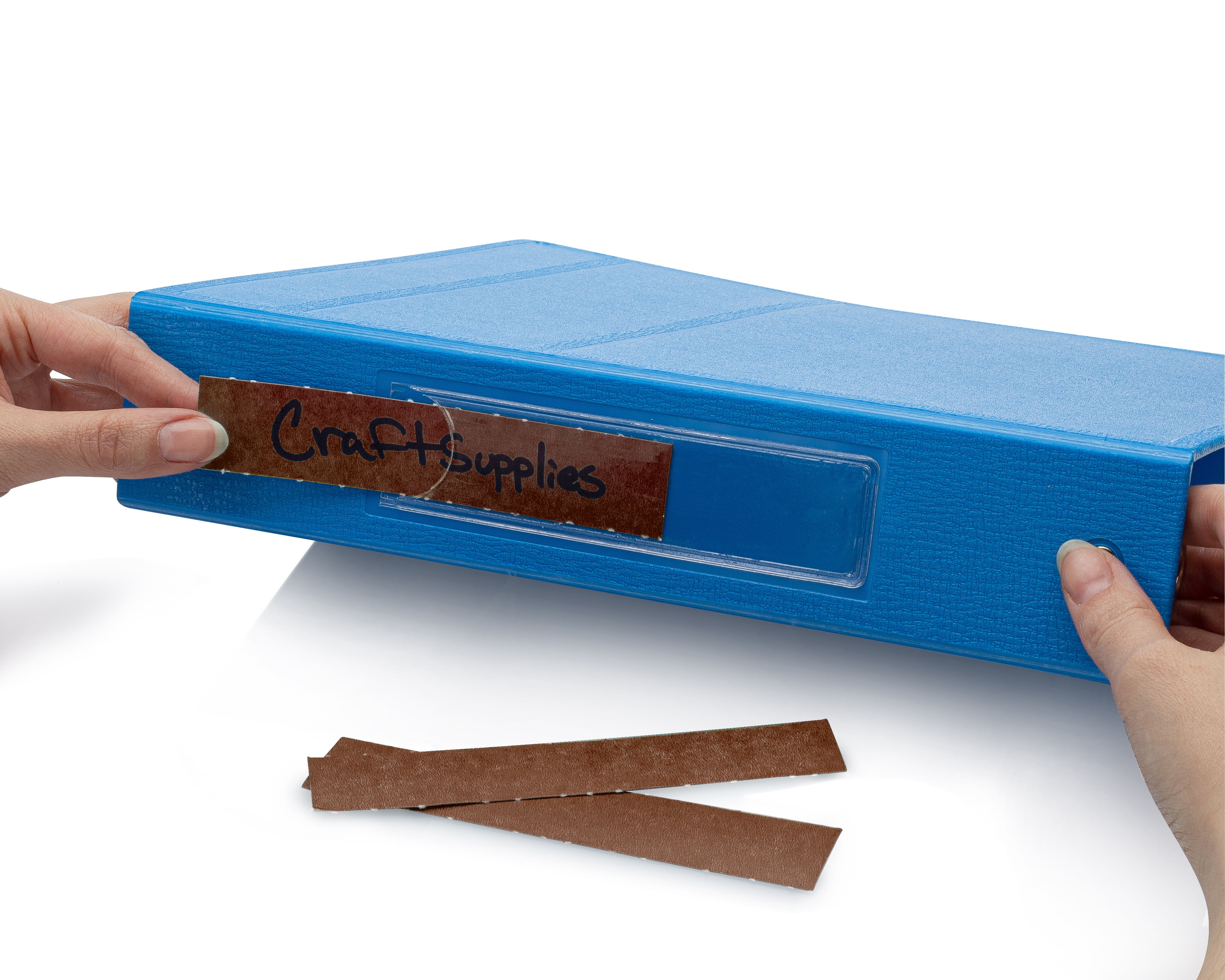 Carstens - Brown 1 Inch Binder Spine Insert Cards, 5.25 x .6875 Inch ...