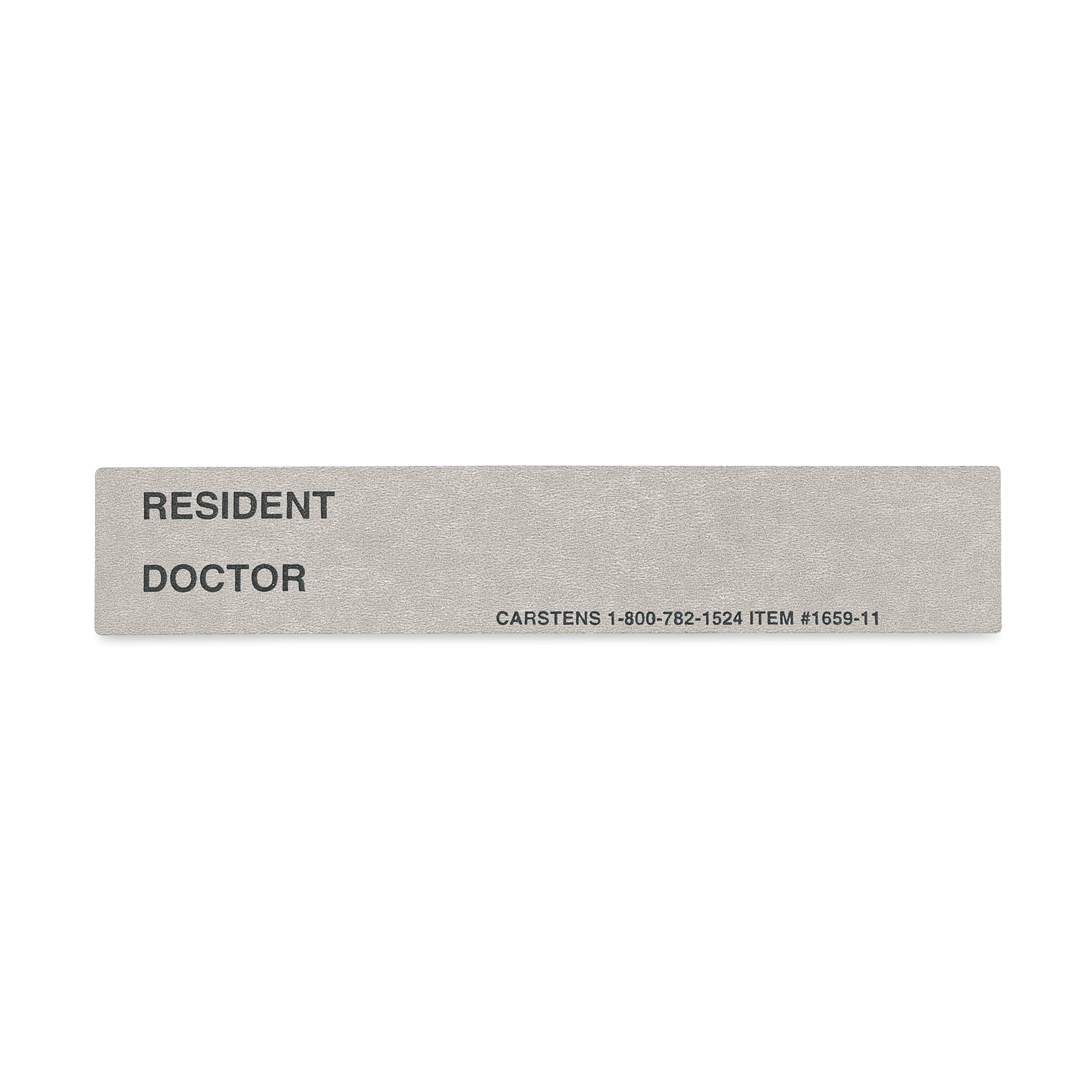 Carstens - Gray Resident / Doctor Preprinted ID Cards for 1.5 – 4” Ring ...