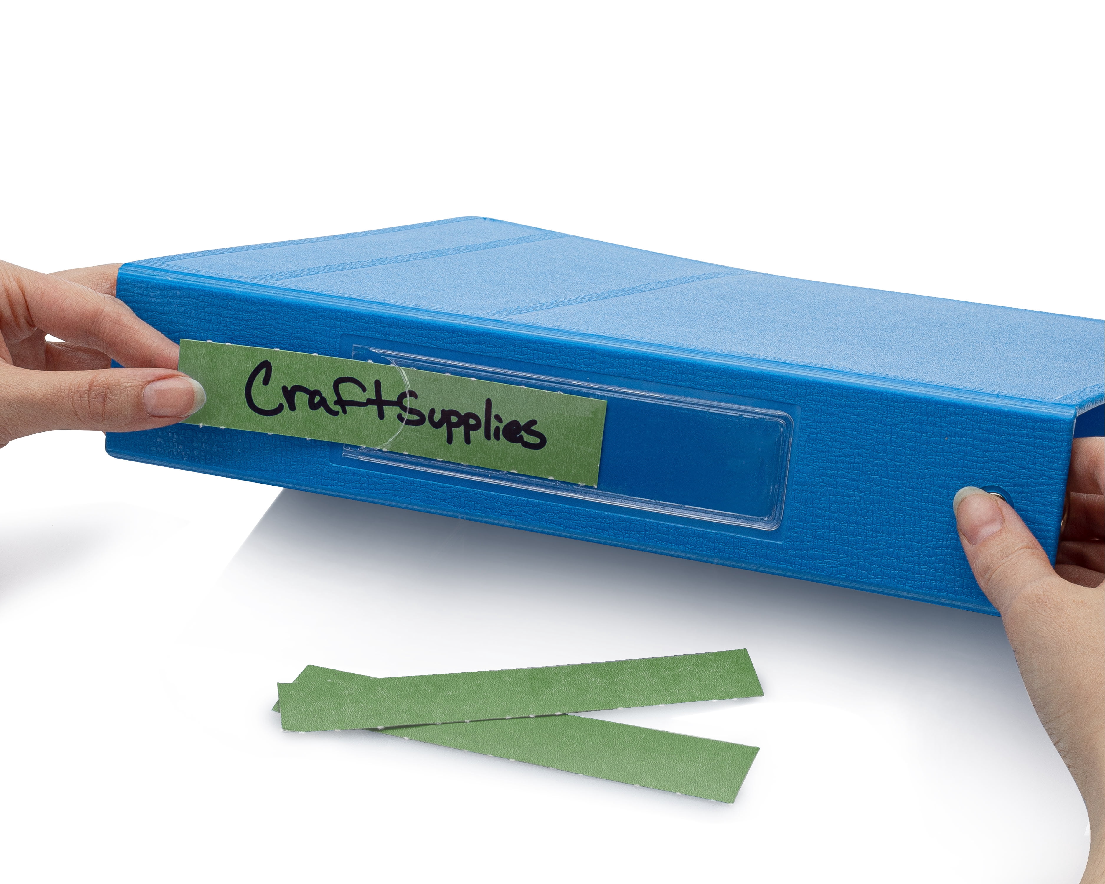 Carstens - Green 1 Inch Binder Spine Insert Cards, 5.25 x .6875 Inch ...