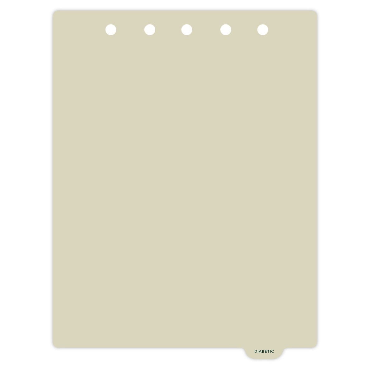 Carstens - Heavy Duty Diabetic Plastic Ring Binder Dividers, Bottom Tab ...