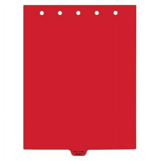 Carstens - Heavy Duty Flow Sheet Plastic Ring Binder Dividers, Bottom ...