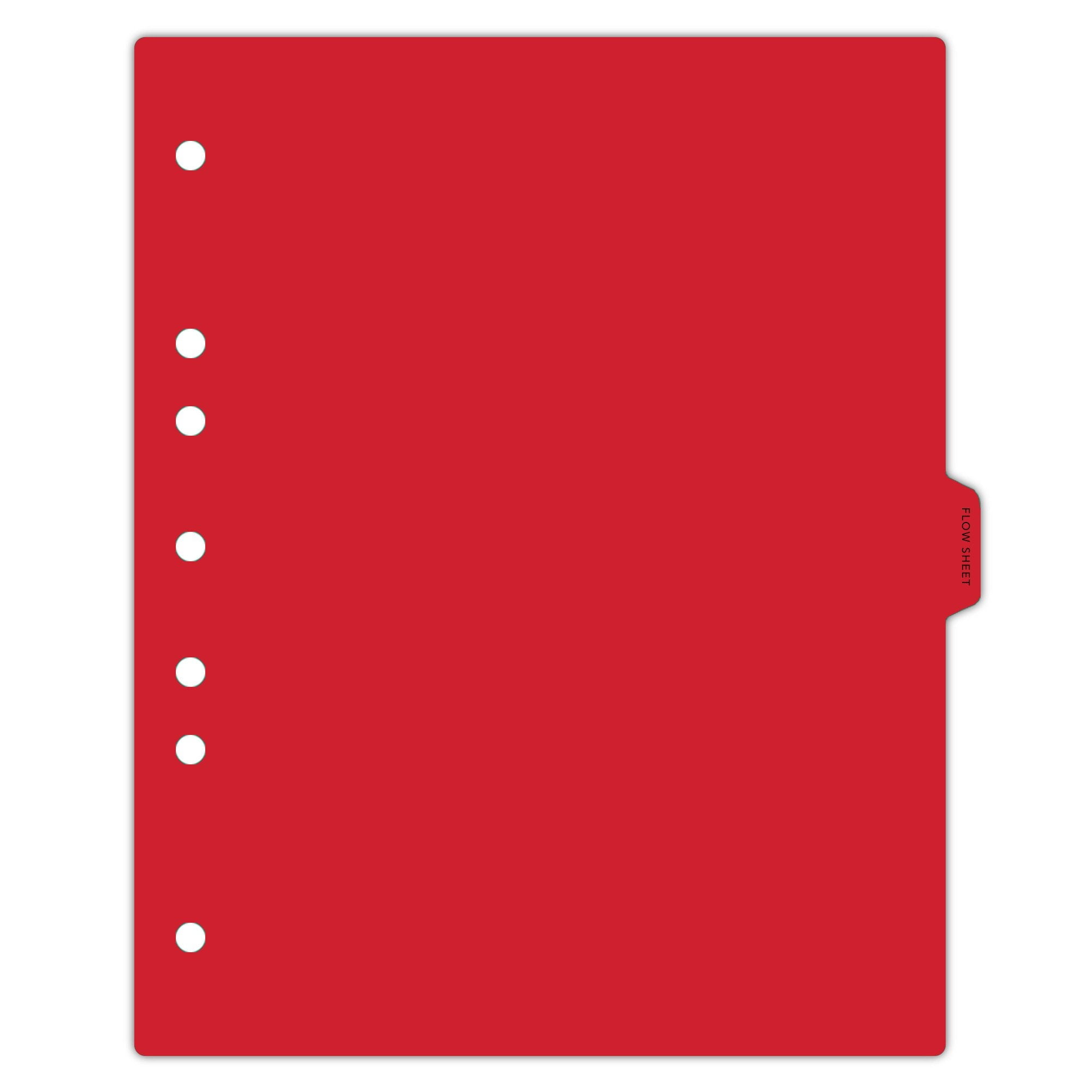 Carstens - Heavy Duty Flow Sheet Plastic Ring Binder Dividers, Side Tab ...