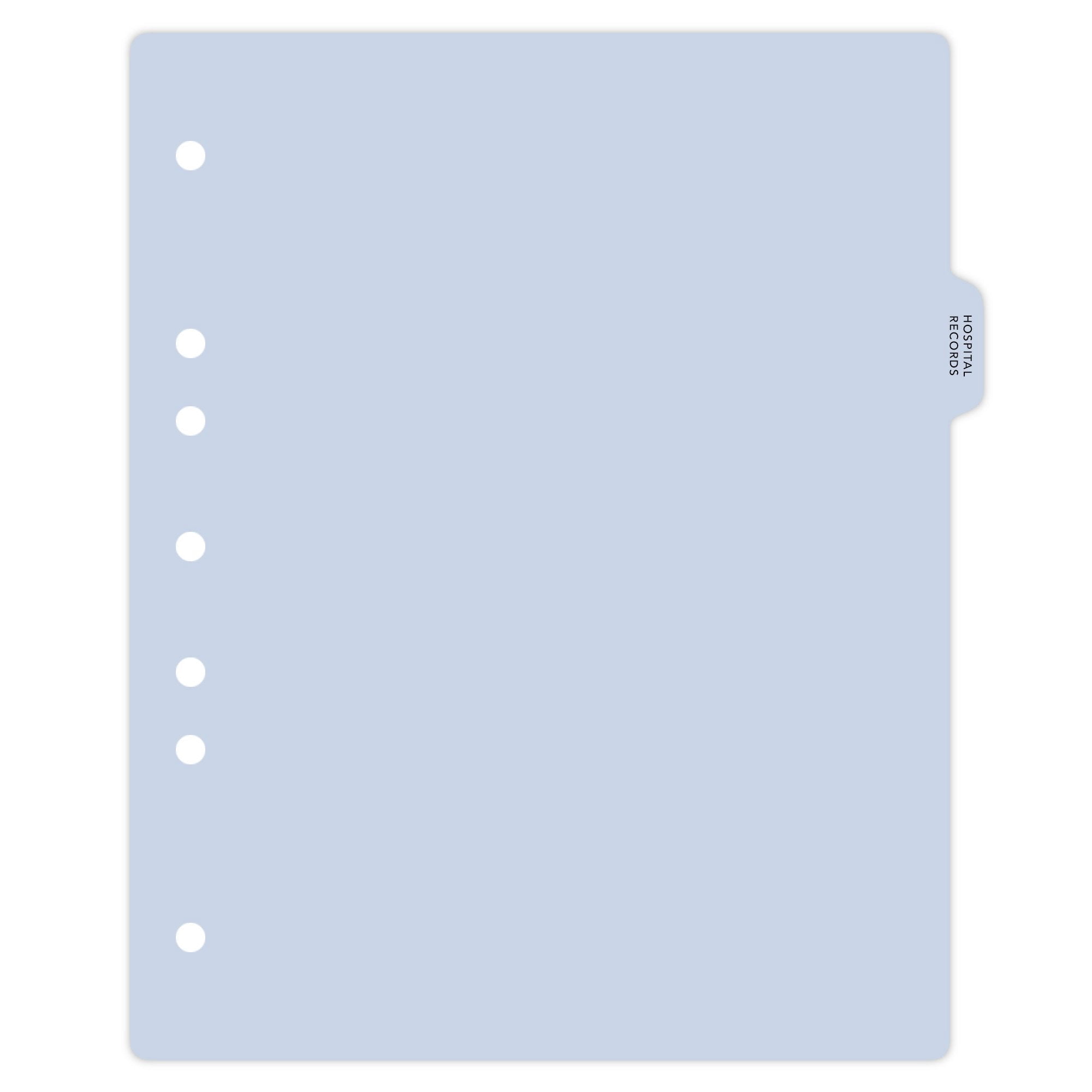 Carstens - Heavy Duty Hospital Records Plastic Ring Binder Dividers ...