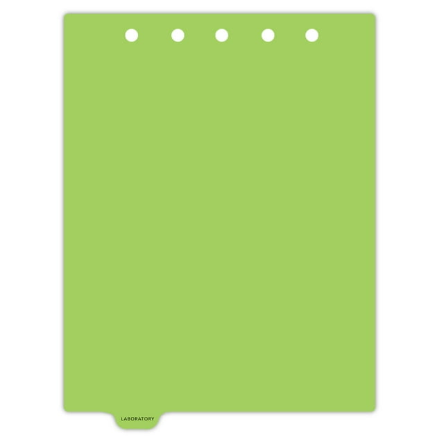 Carstens - Heavy Duty Laboratory Plastic Ring Binder Dividers, Bottom ...