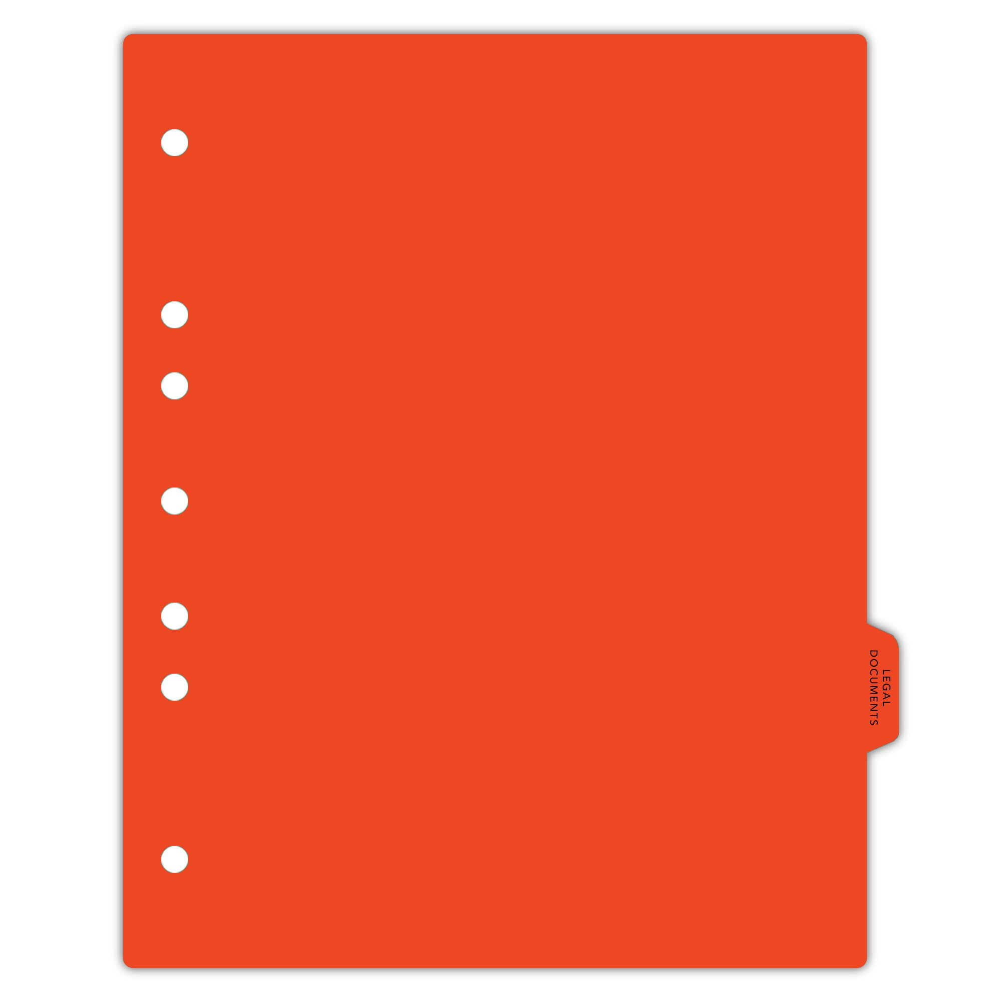 Carstens - Heavy Duty Legal Documents Plastic Ring Binder Dividers ...