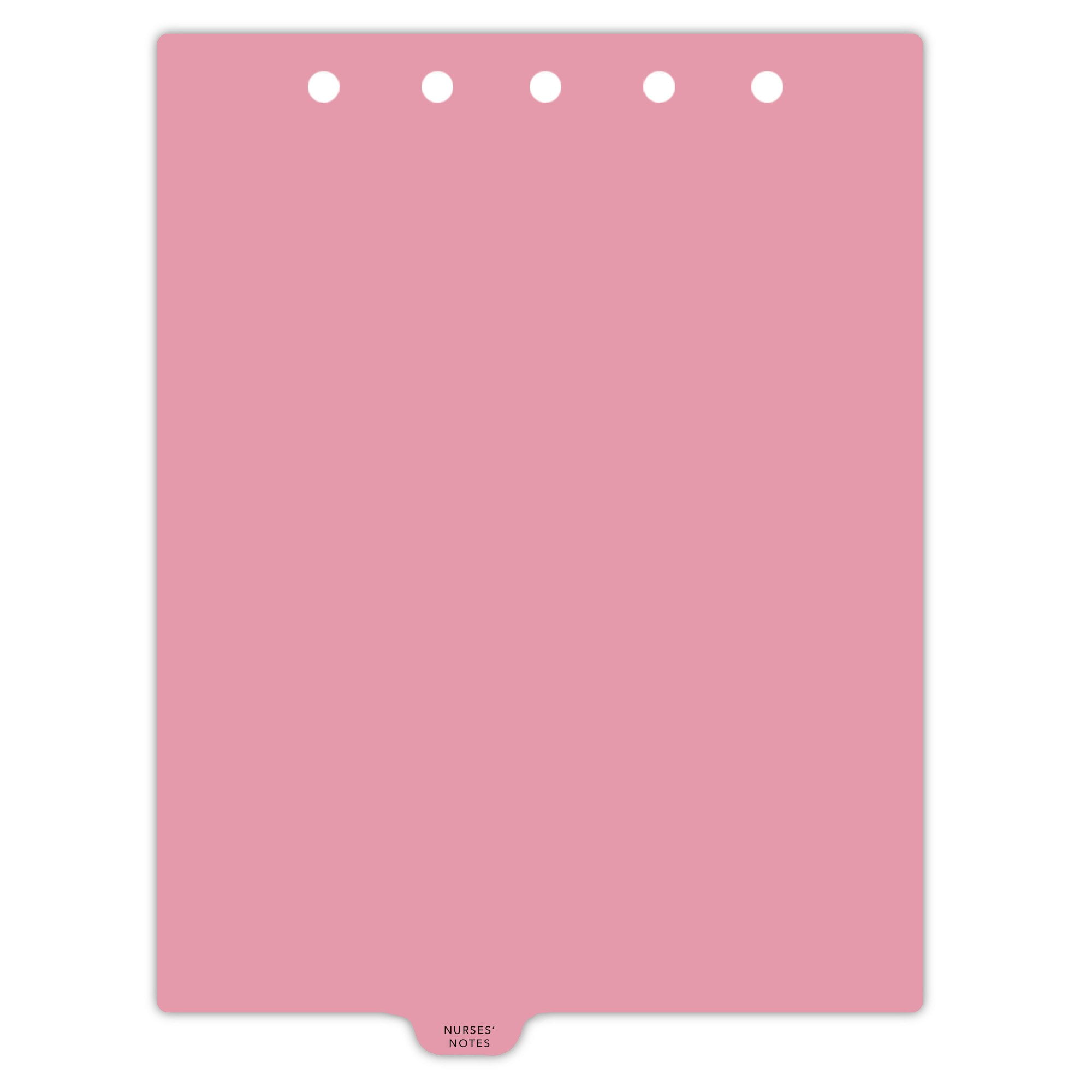 Carstens - Heavy Duty Nurses' Notes Plastic Ring Binder Dividers ...
