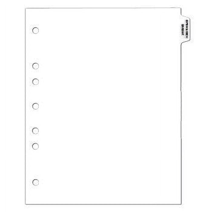 Carstens - Heavy Duty Physicians' Orders Plastic Ring Binder Dividers ...
