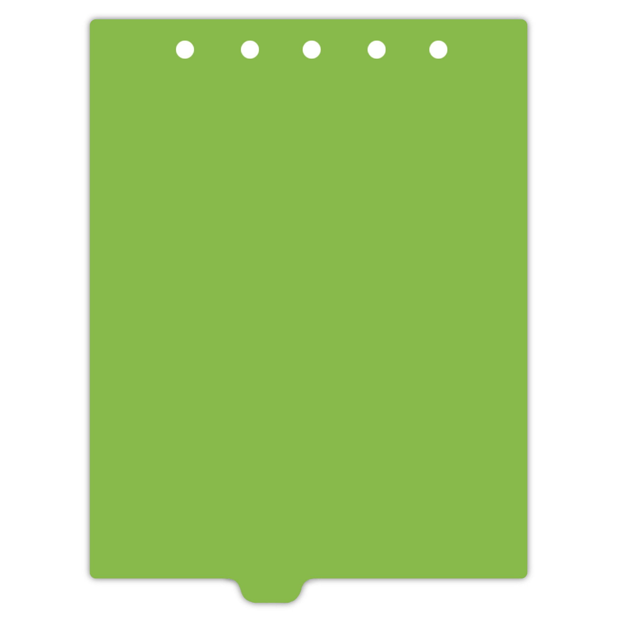 Carstens - Heavy Duty Plastic Ring Binder Dividers, Bottom Tab, 1/9 Cut ...