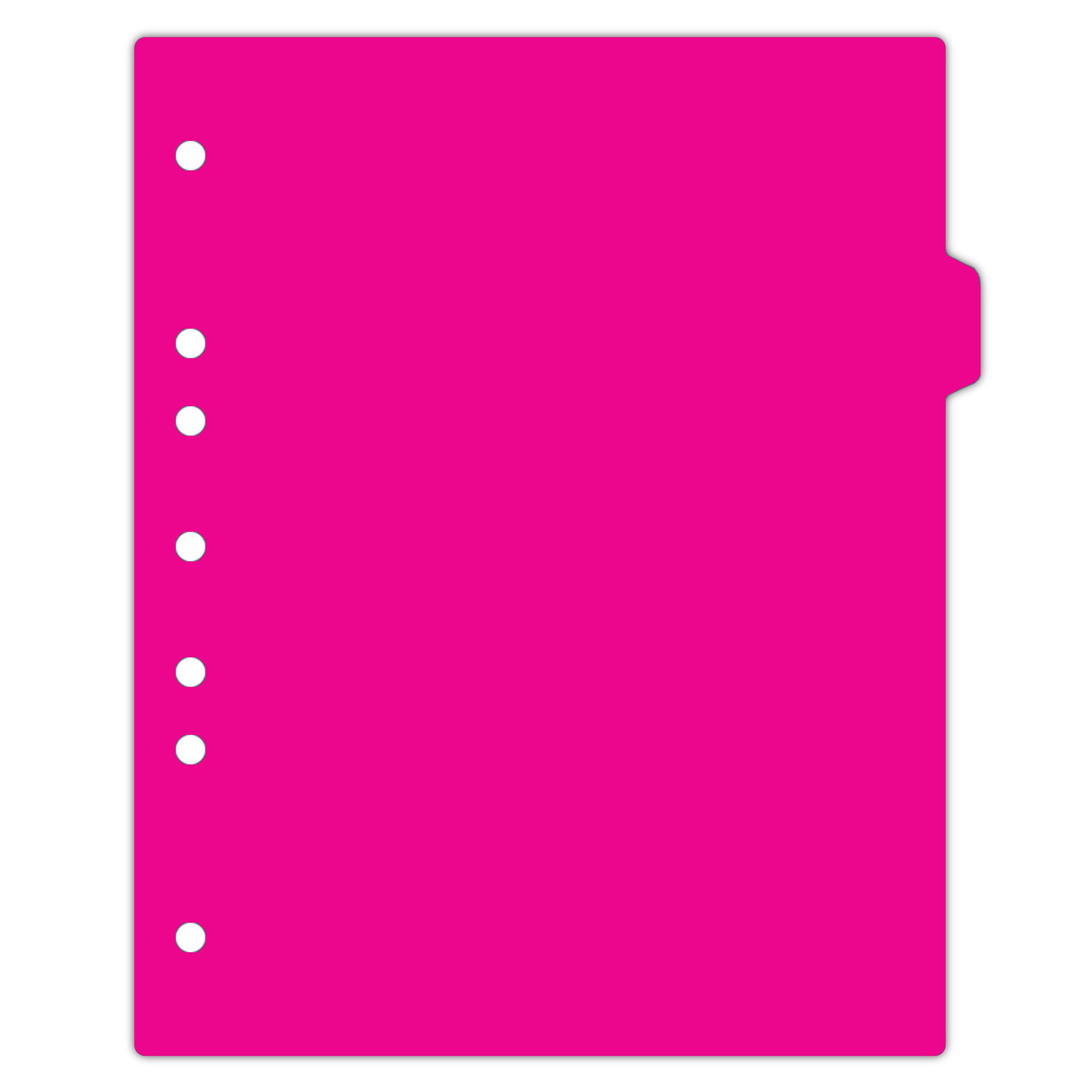 Carstens - Heavy Duty Plastic Ring Binder Dividers, Side Tab, 1/9 Cut ...