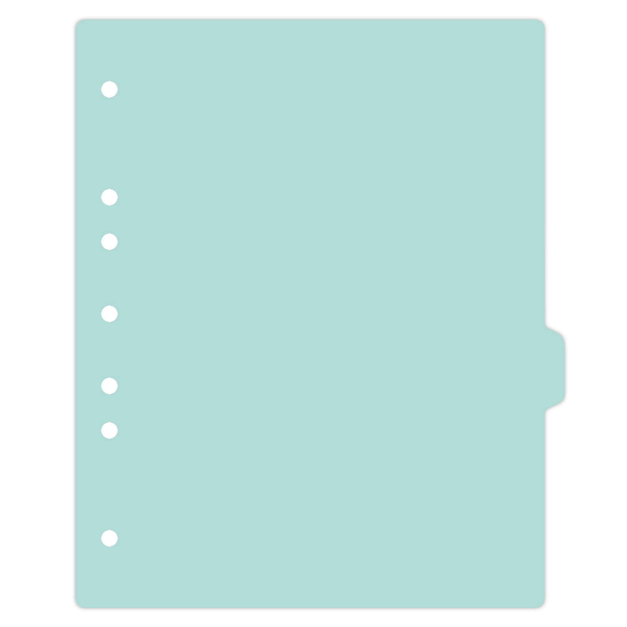 Carstens - Heavy Duty Plastic Ring Binder Dividers, Side Tab, 1/9 Cut ...