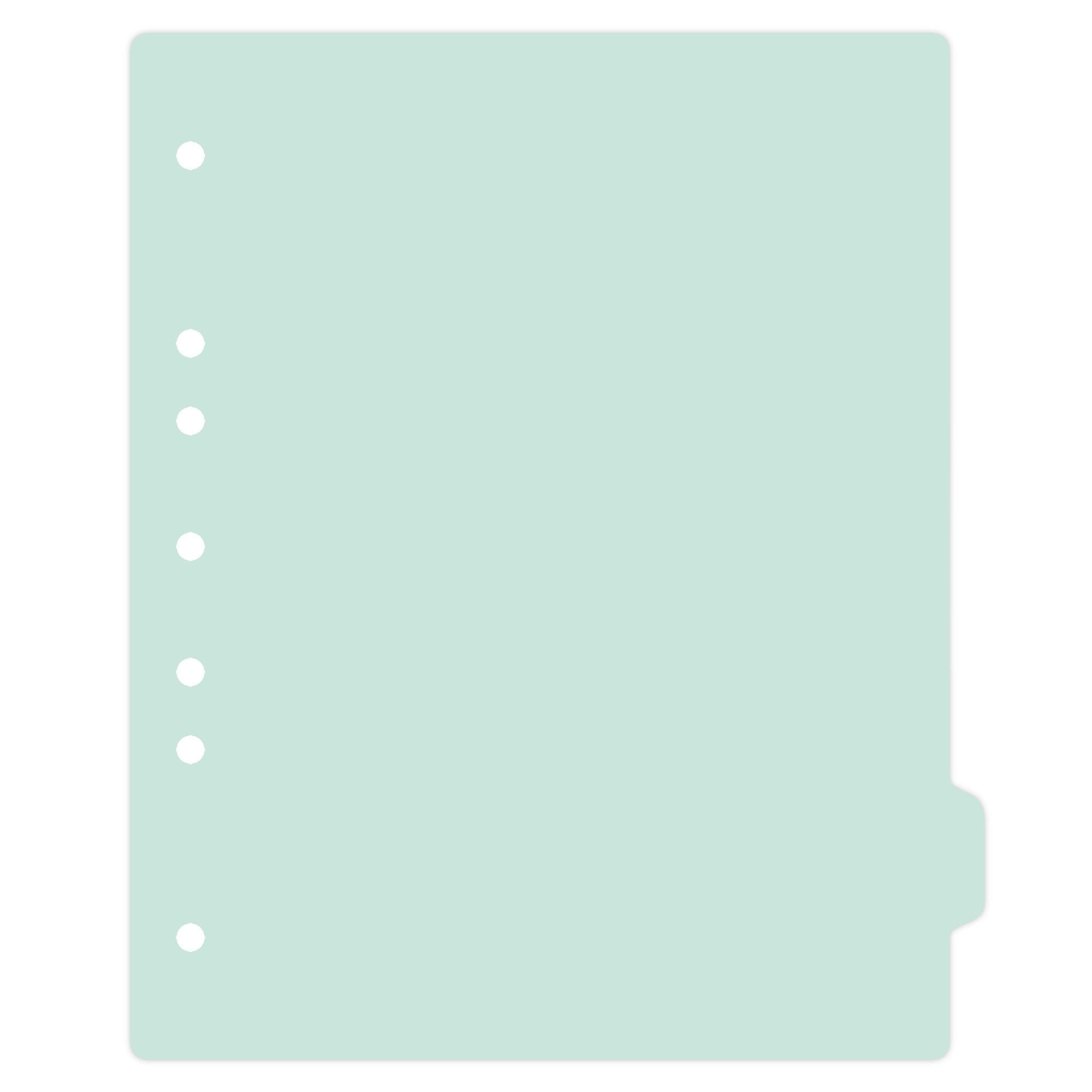 Carstens - Heavy Duty Plastic Ring Binder Dividers, Side Tab, 1/9 Cut ...