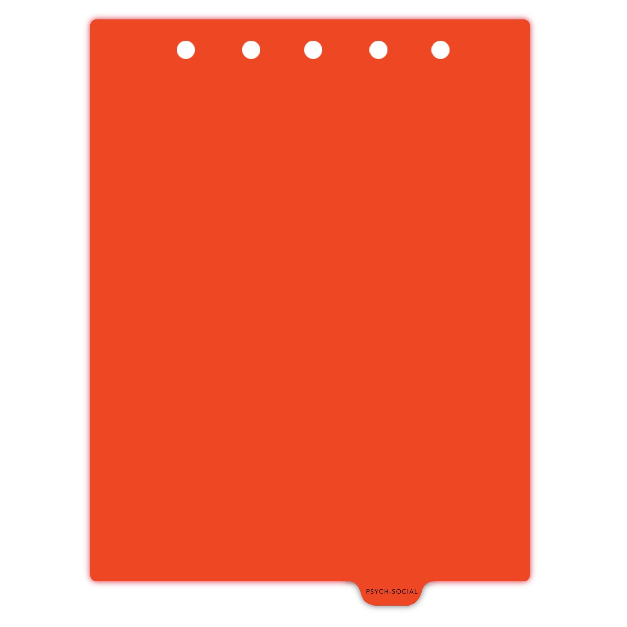 Carstens - Heavy Duty Psych-Social Plastic Ring Binder Dividers, Bottom ...