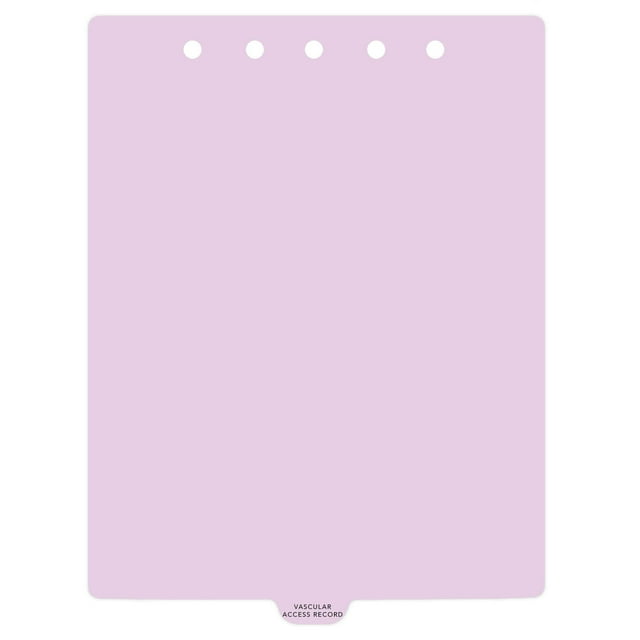Carstens - Heavy Duty Vascular Access Record Plastic Ring Binder ...