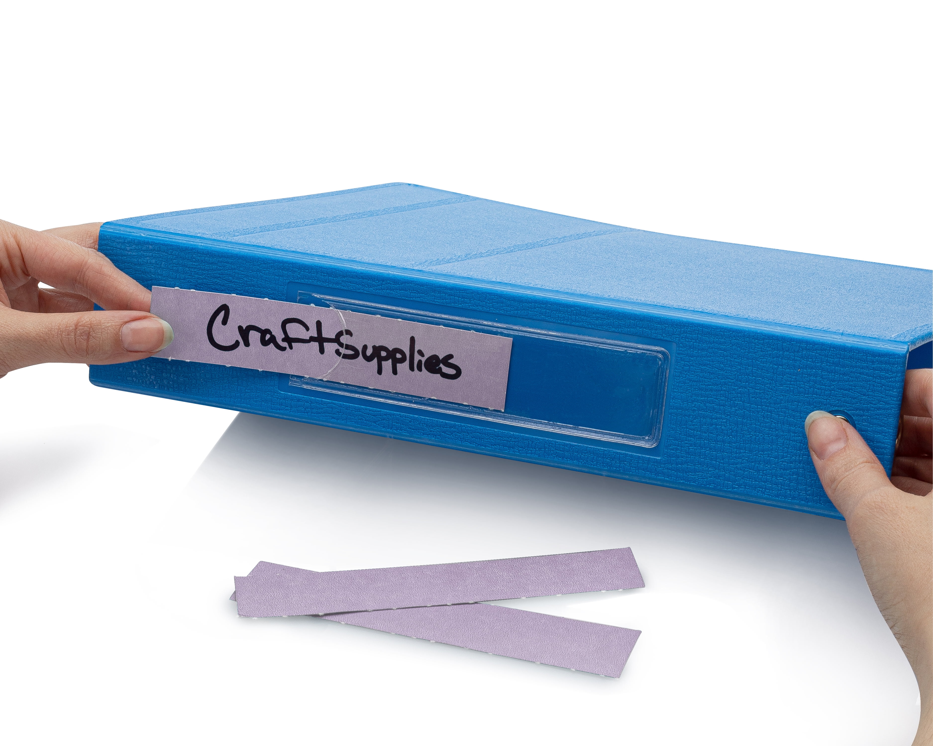 Carstens - Lavender 1 Inch Binder Spine Insert Cards, 5.25 x .6875 Inch ...