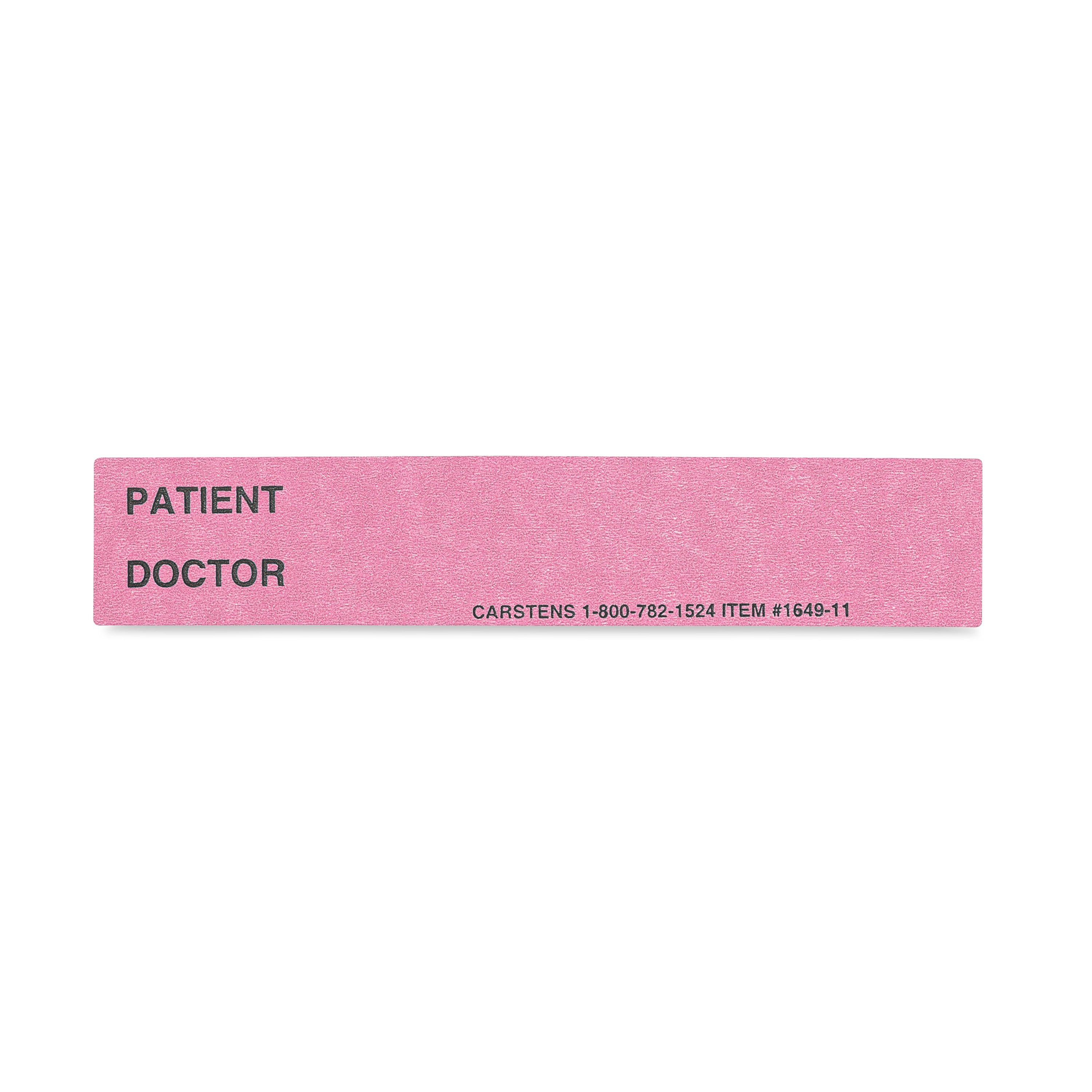 Carstens - Lt Scarlet Patient / Doctor Preprinted ID Cards for 1.5 – 4 ...