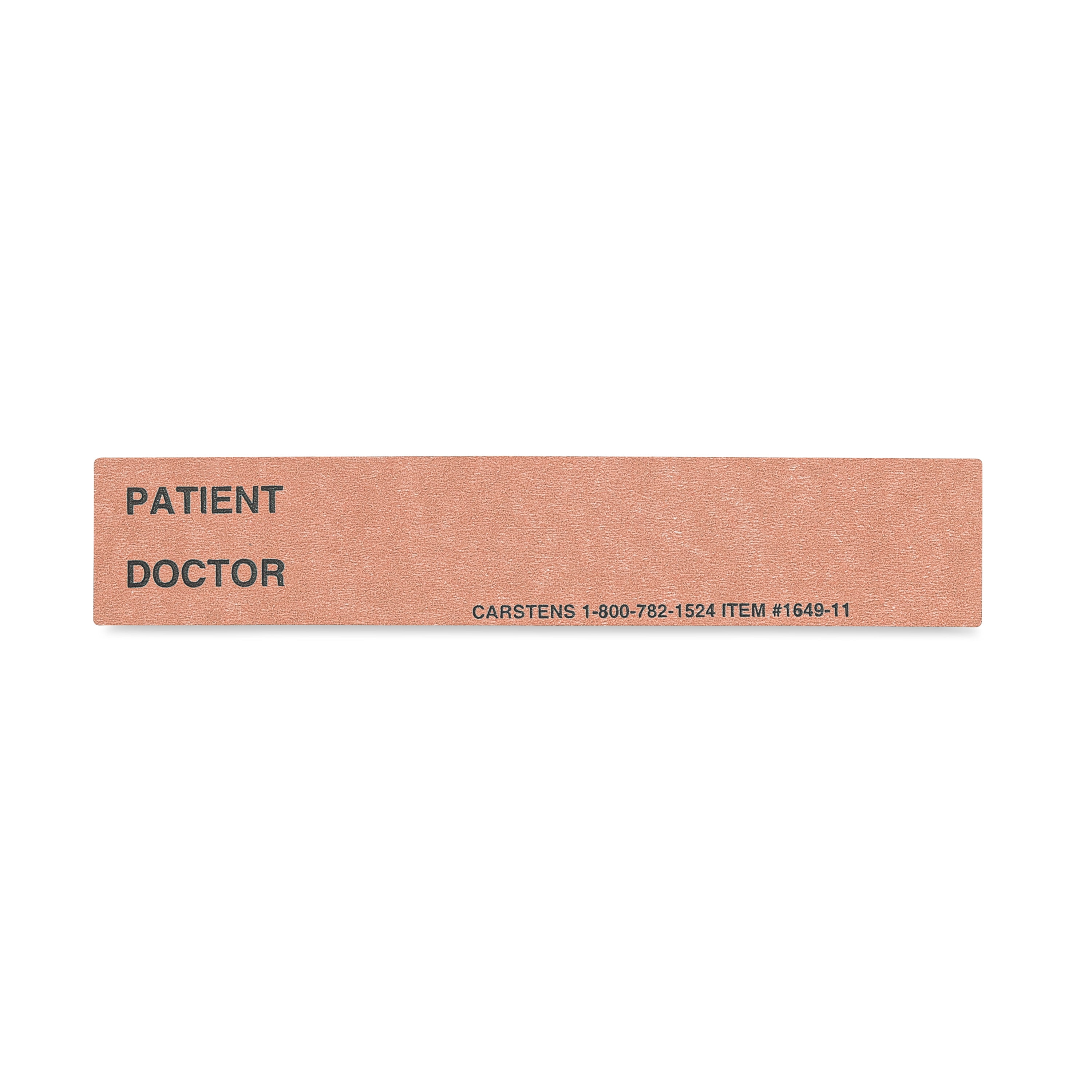 Carstens - Peach Patient / Doctor Preprinted ID Cards for 1.5 – 4” Ring ...