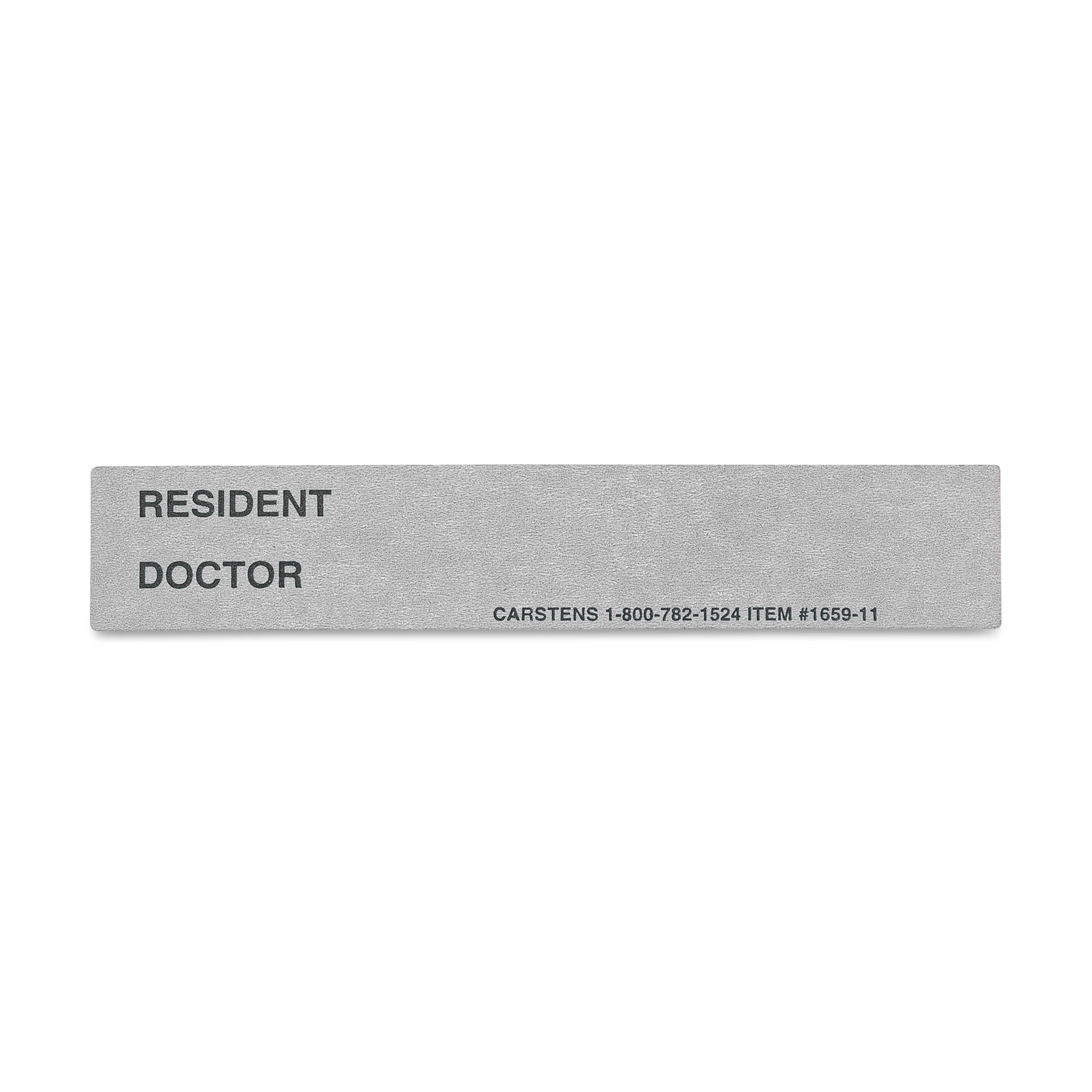 Carstens - Silver Resident / Doctor Preprinted ID Cards for 1.5 – 4 ...