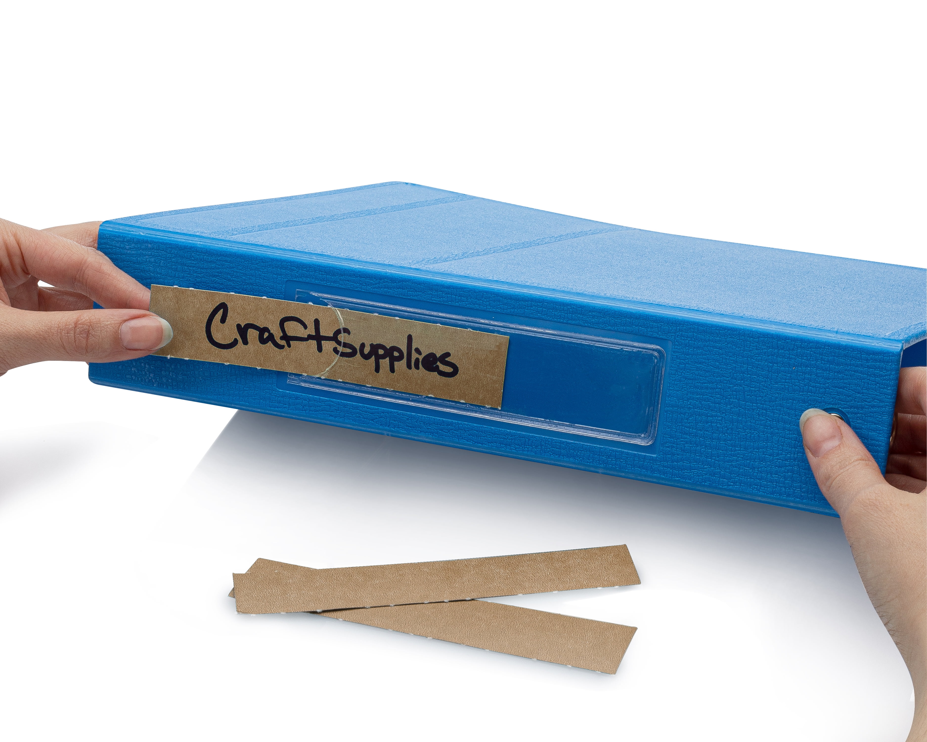 Carstens - Tan 1 Inch Binder Spine Insert Cards, 5.25 x .6875 Inch ...