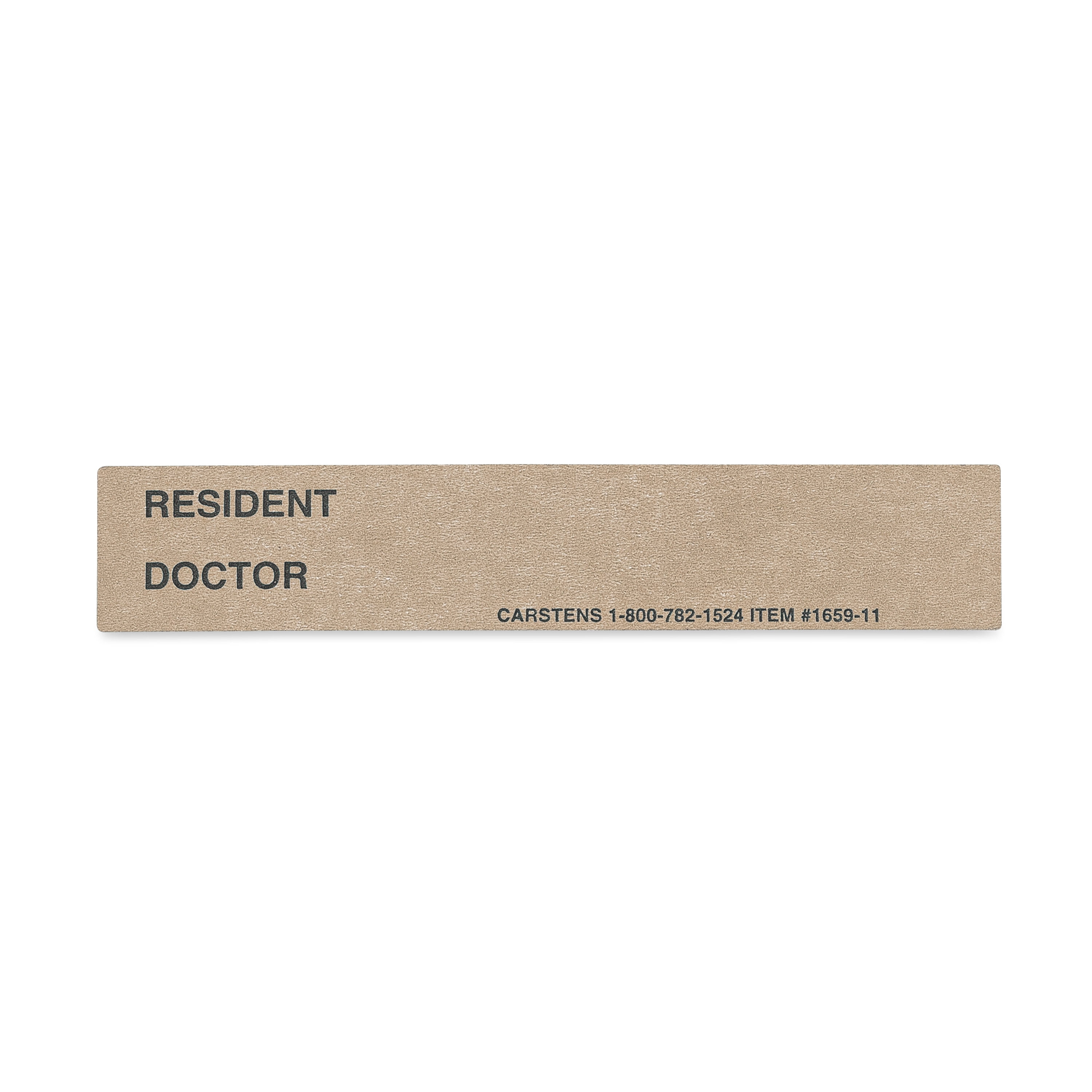 Carstens - Tan Resident / Doctor Preprinted ID Cards for 1.5 – 4” Ring ...