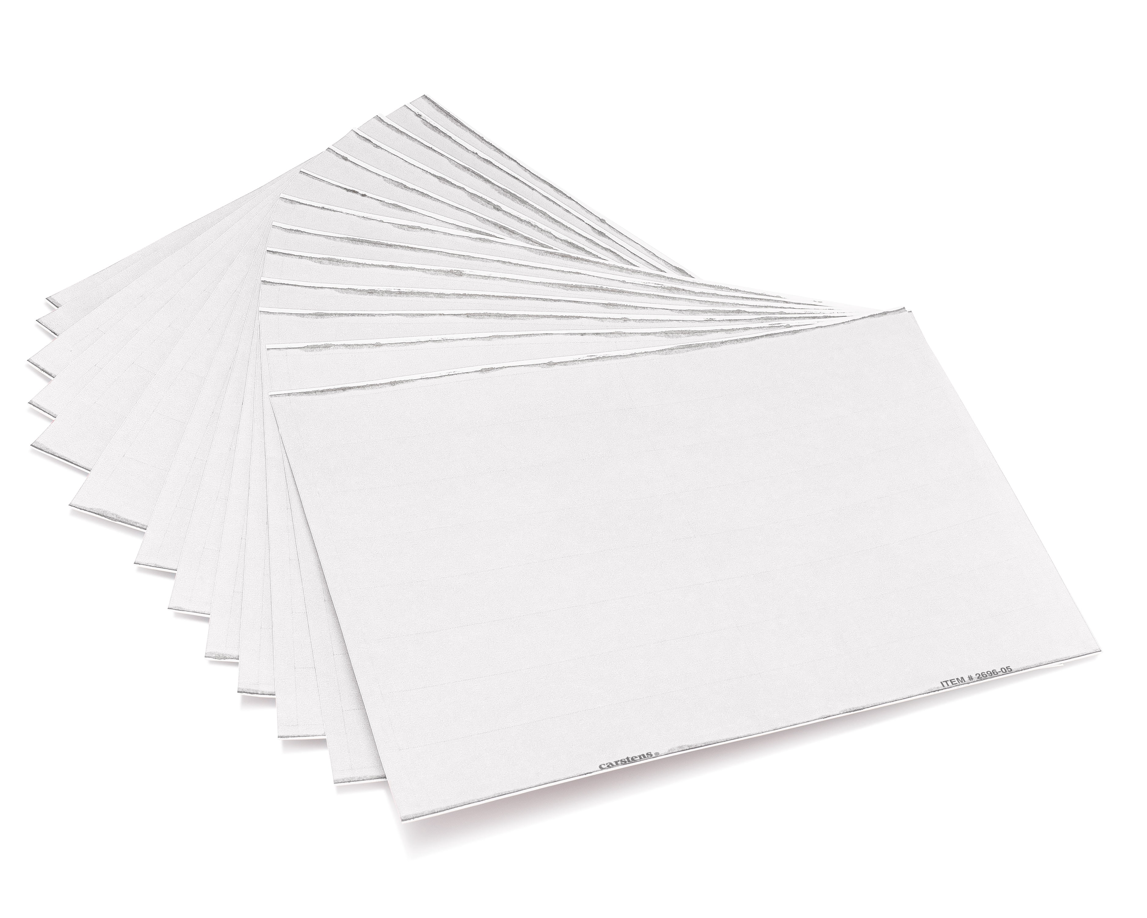 Carstens - White 1.5-4 Inch Binder Spine Insert Cards, 5.25 x 1 Inch ...