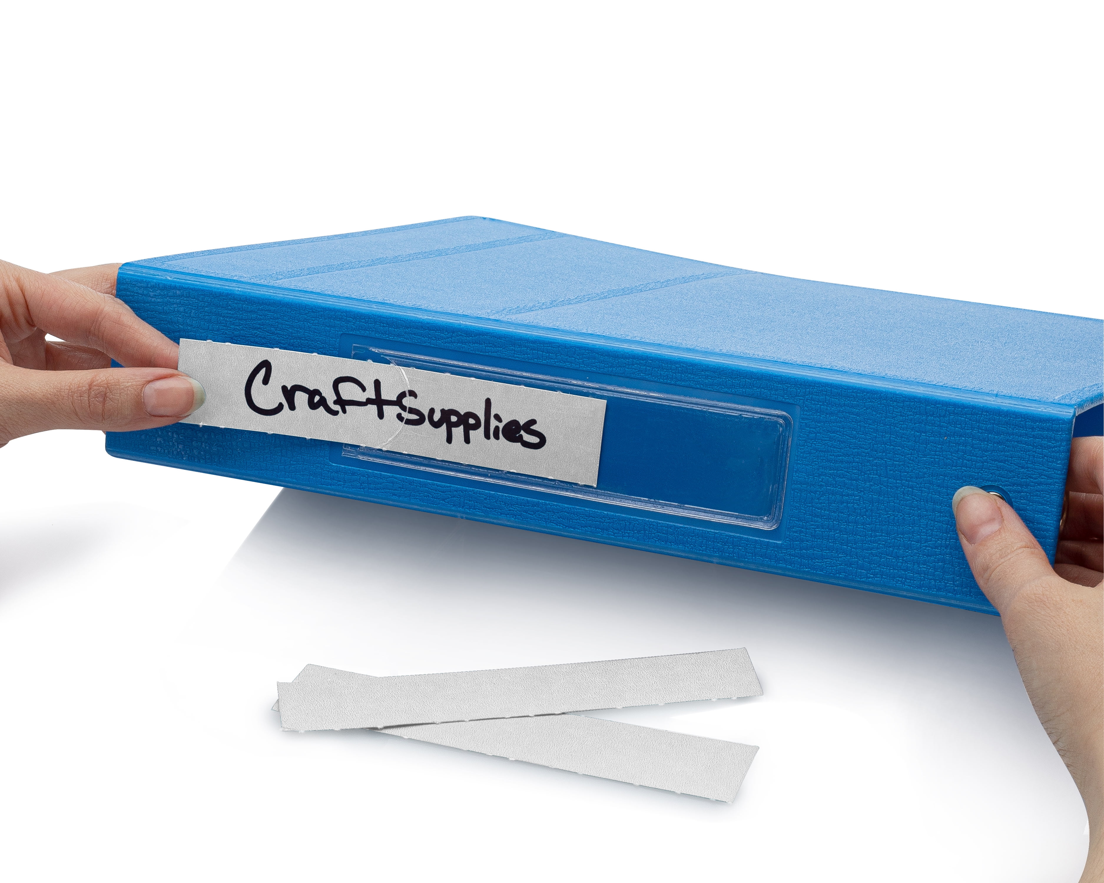 Carstens - White 1.5-4 Inch Binder Spine Insert Cards, 5.25 x 1 Inch ...