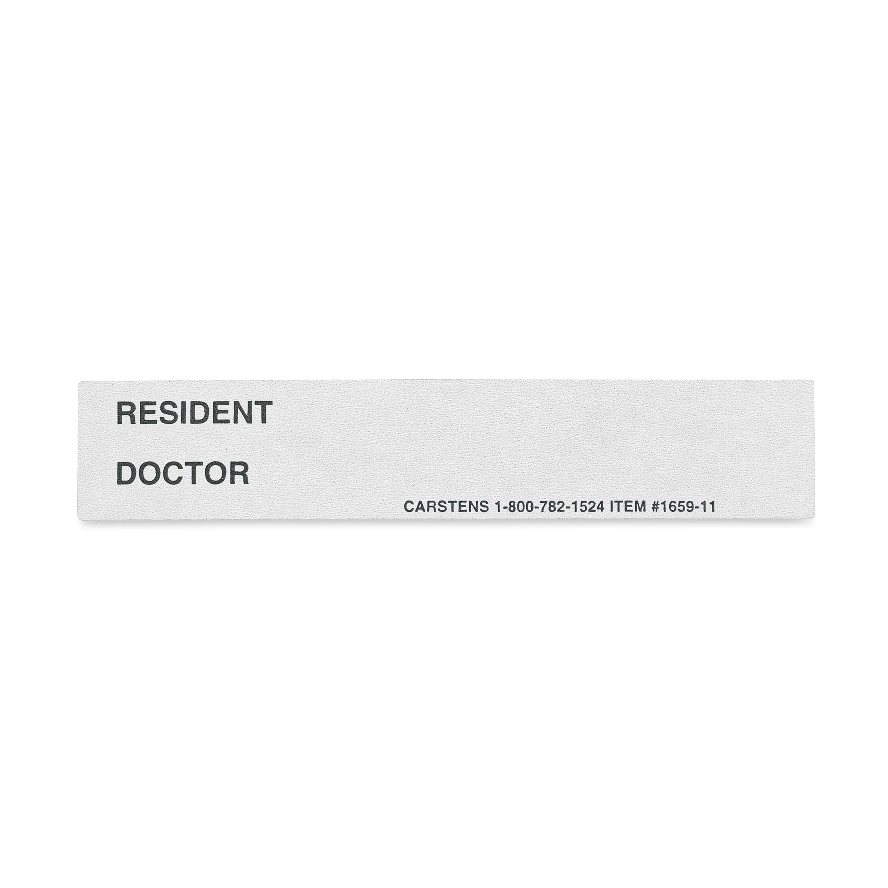 Carstens - White Resident / Doctor Preprinted ID Cards for 1.5 – 4 ...