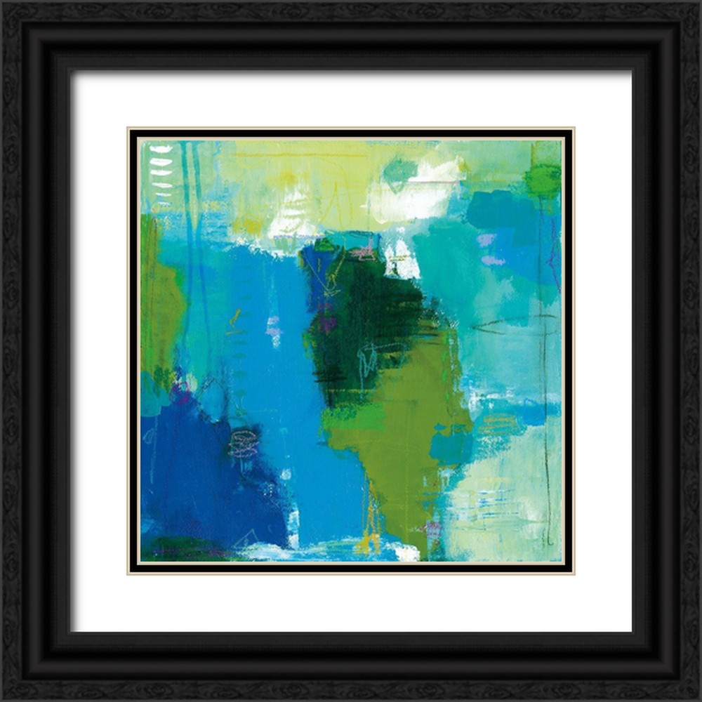 Carstensen, Amy Leigh 15x15 Black Ornate Wood Framed with Double ...