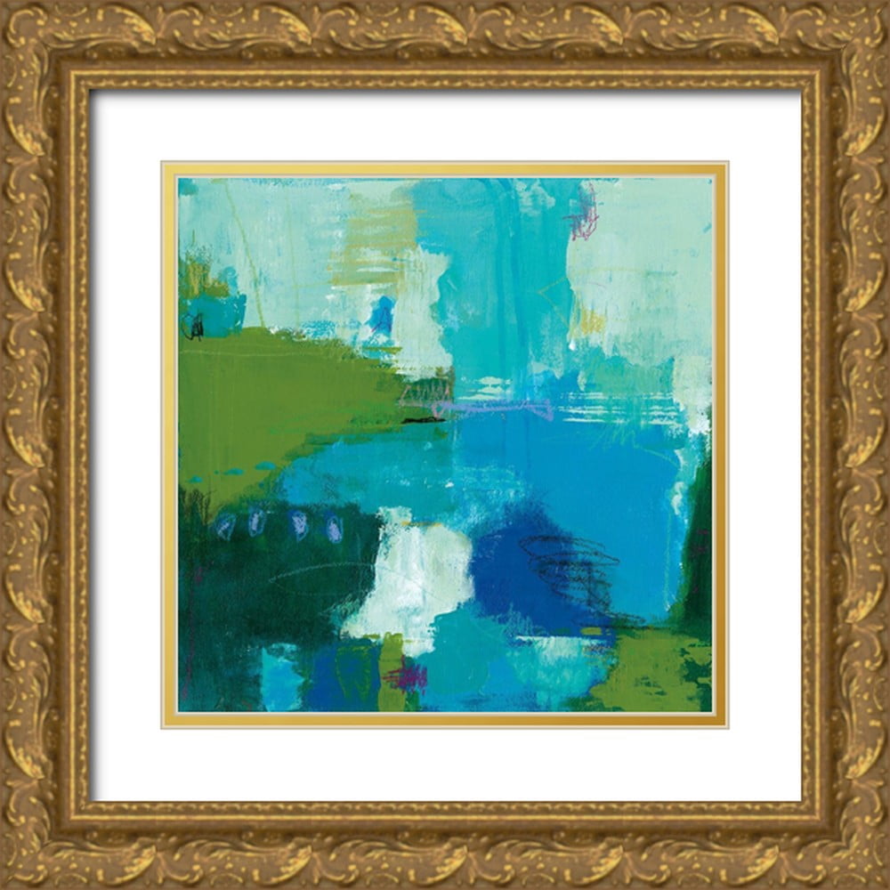 Carstensen, Amy Leigh 15x15 Gold Ornate Wood Framed with Double Matting ...
