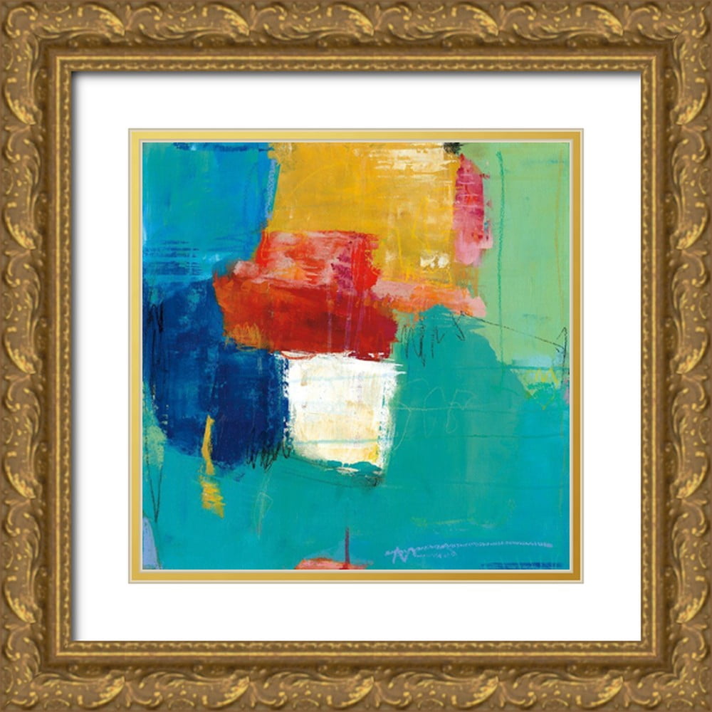 Carstensen, Amy Leigh 15x15 Gold Ornate Wood Framed with Double Matting ...