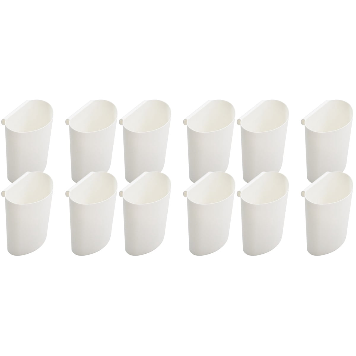 Cart Small Hanging Basket Pencil Holder Storage Baskets Plastic White ...