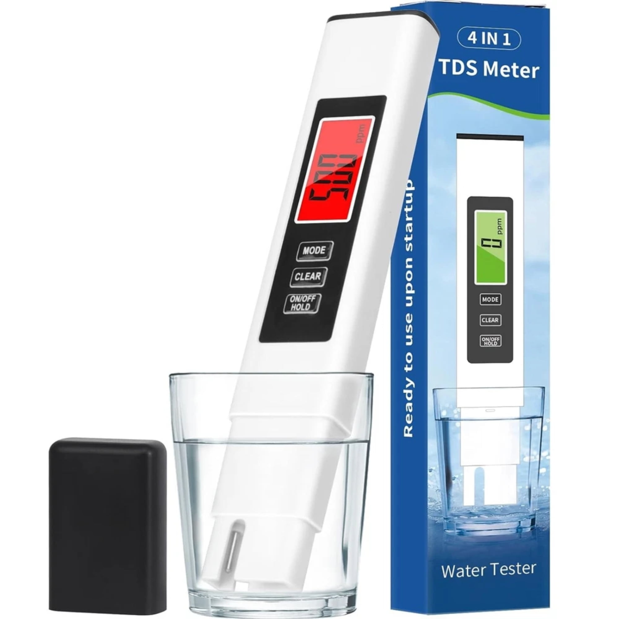 CartSaver 2025 New 4 in 1 TDS Meter Digital Water Test Kit for Precise ...
