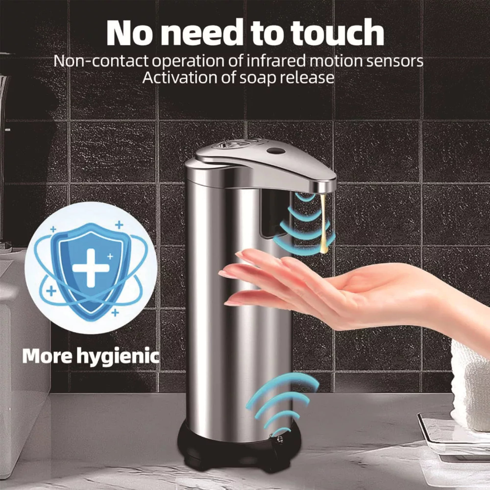 CartSaver Smart Touchless Soap Dispenser for Bathroom Kitchen ...