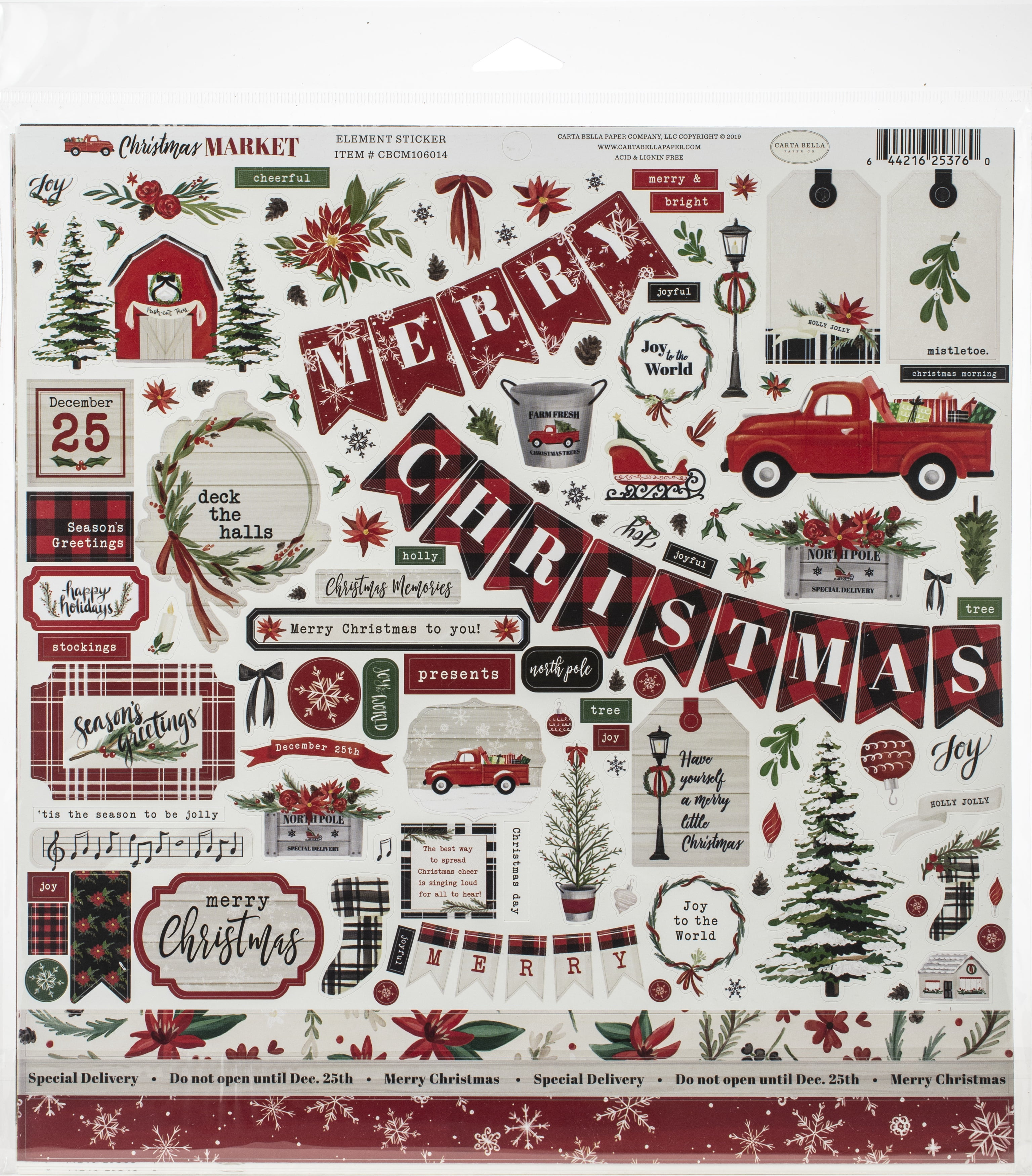 Carta Bella Collection Kit 12"X12"-Christmas Market - Walmart.com